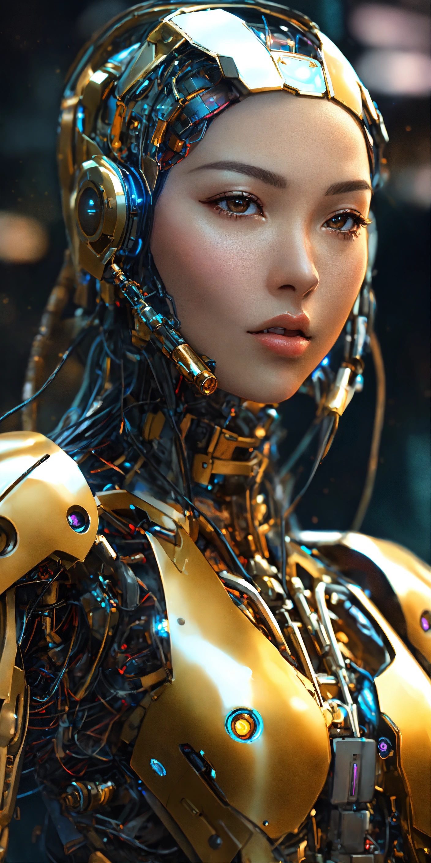 Lexica - Cybergirl, sci-fi, fantasy, 8k, soft light, volumetric ...