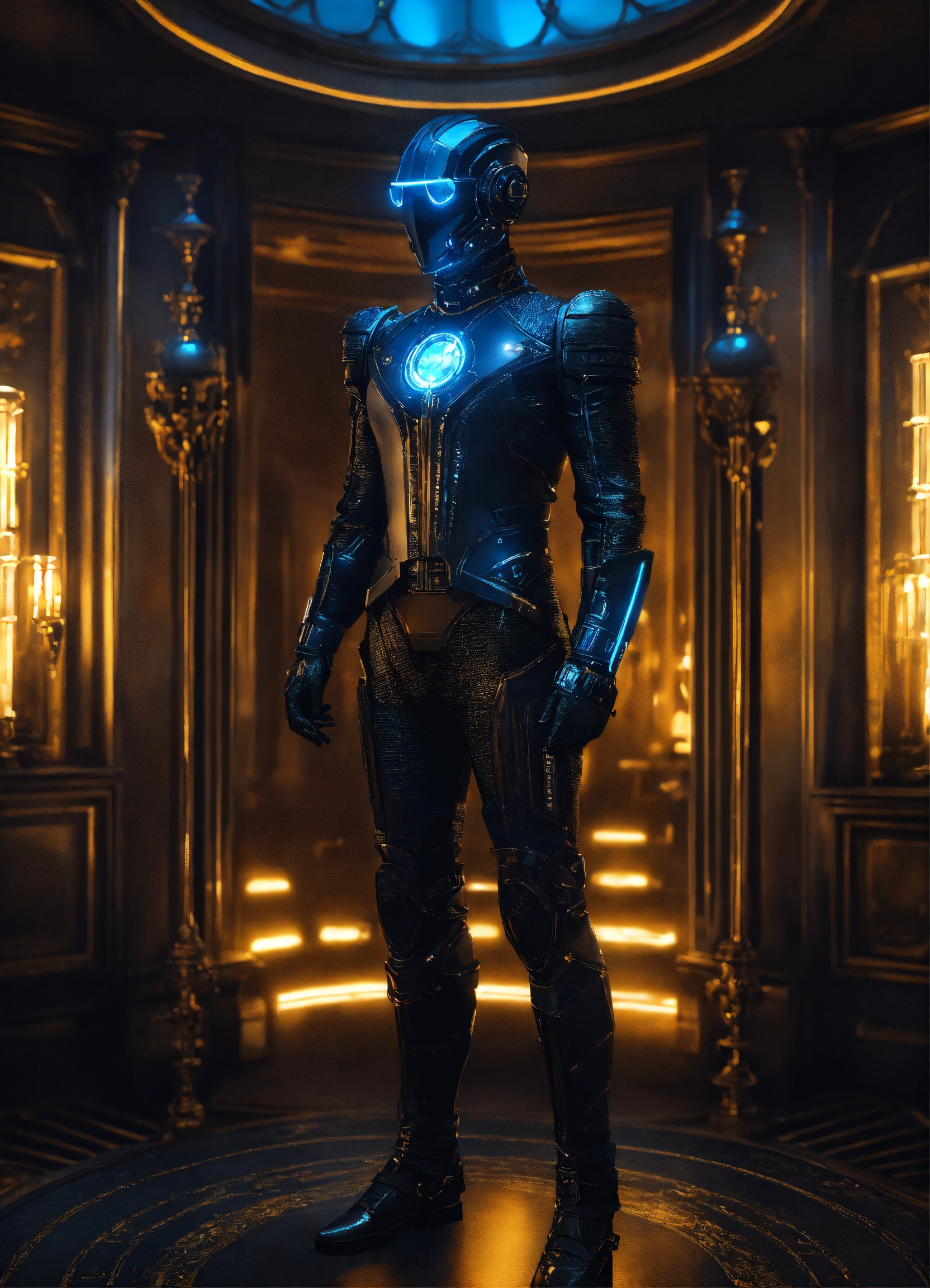 Lexica - An ultrarealistic paint of a futuristic full bodyvictorian ...