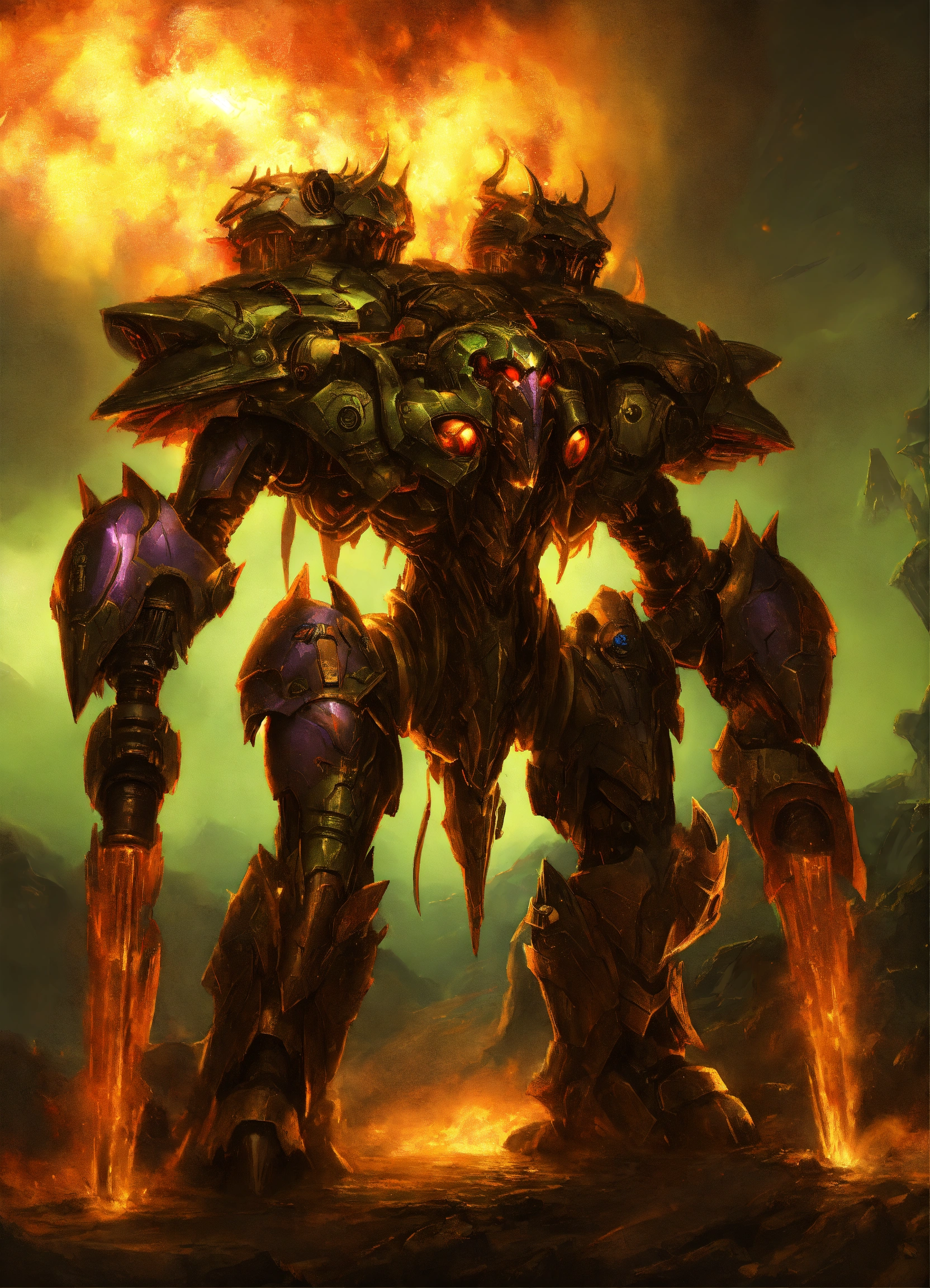 Lexica - Hybrid dominator, starcraft zerg hybrid art