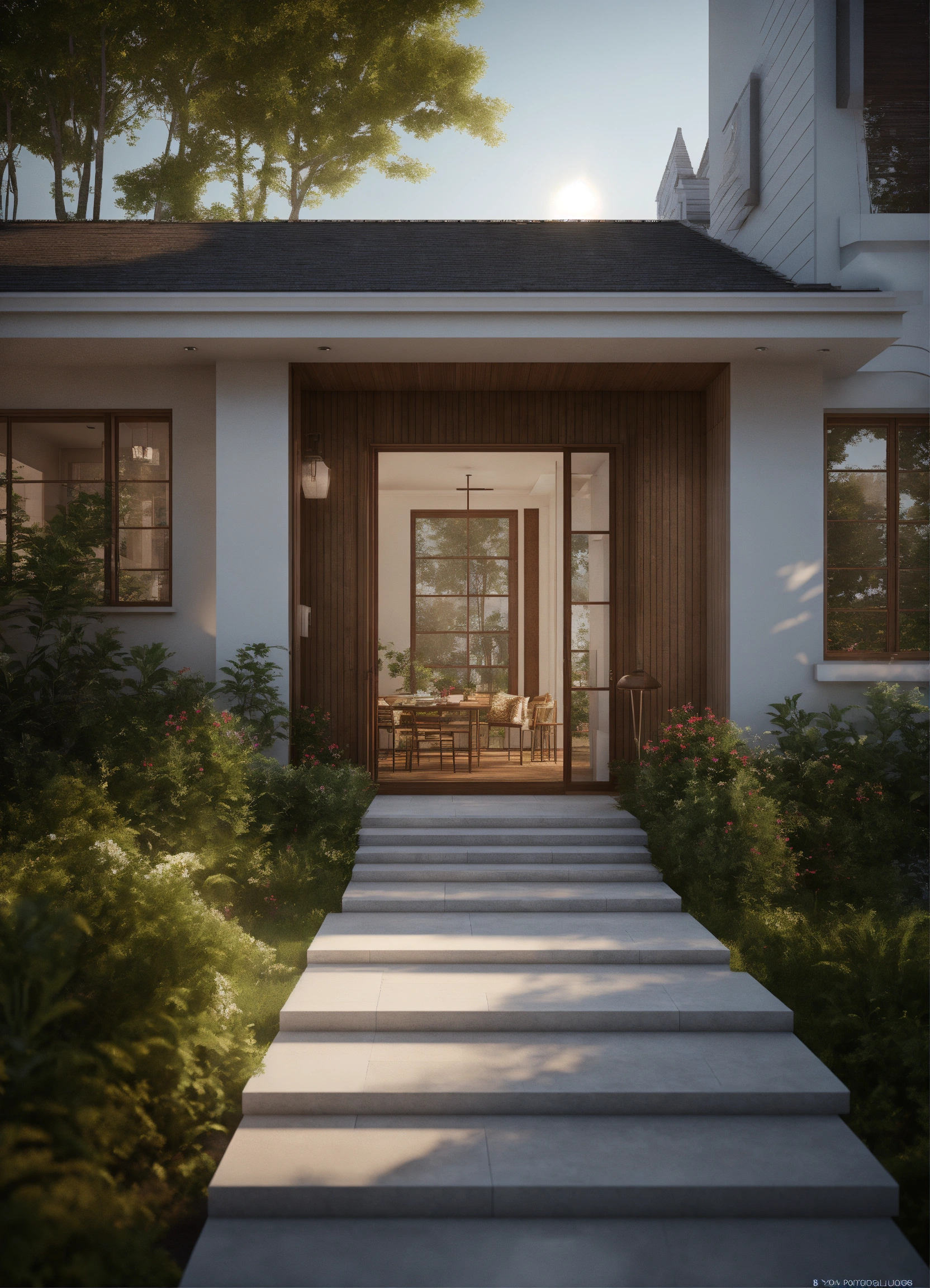 Lexica - Classic house exterior clean look, cinematic photos, ultra ...