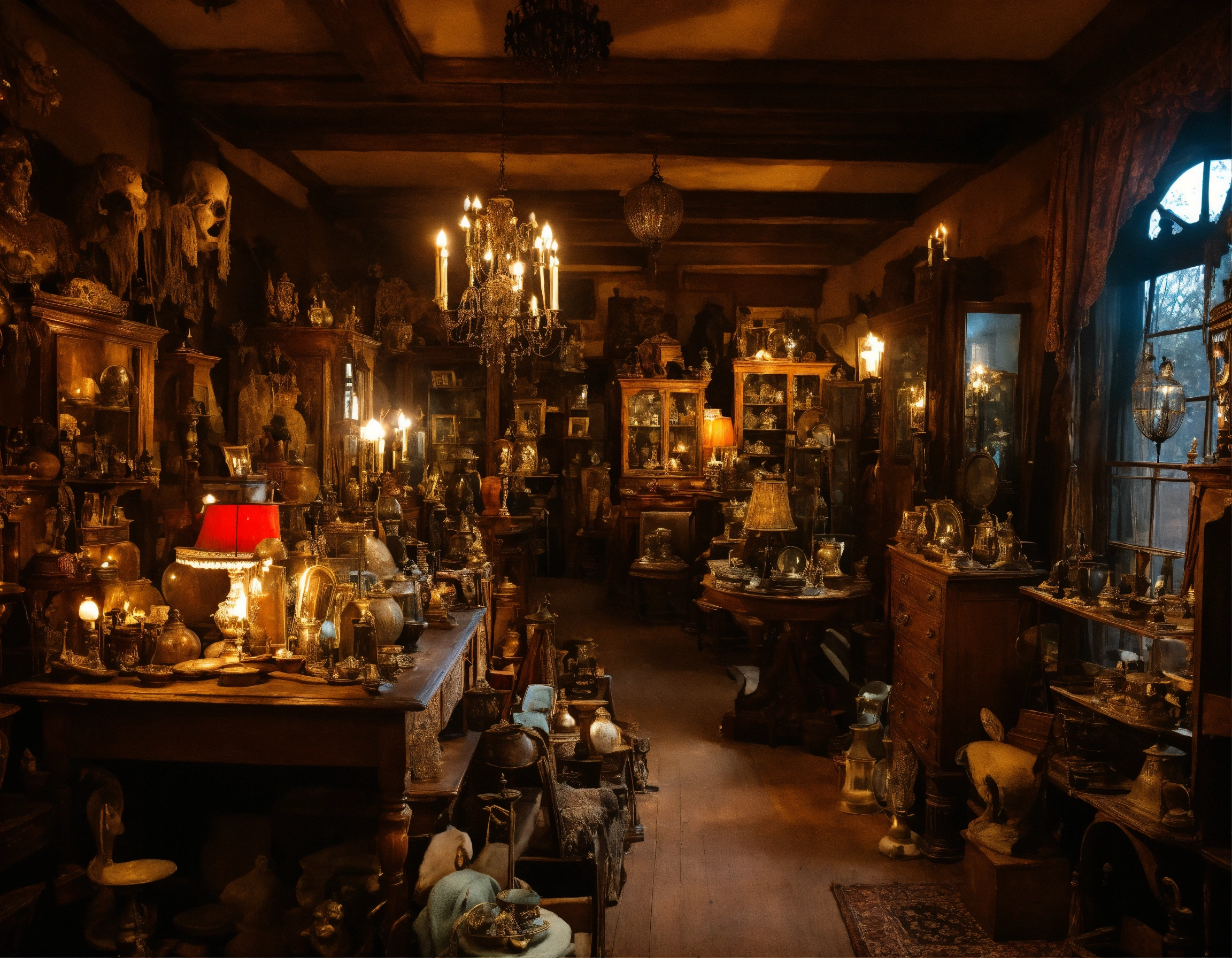 Lexica - Creepy antique shop, mysterious, magical