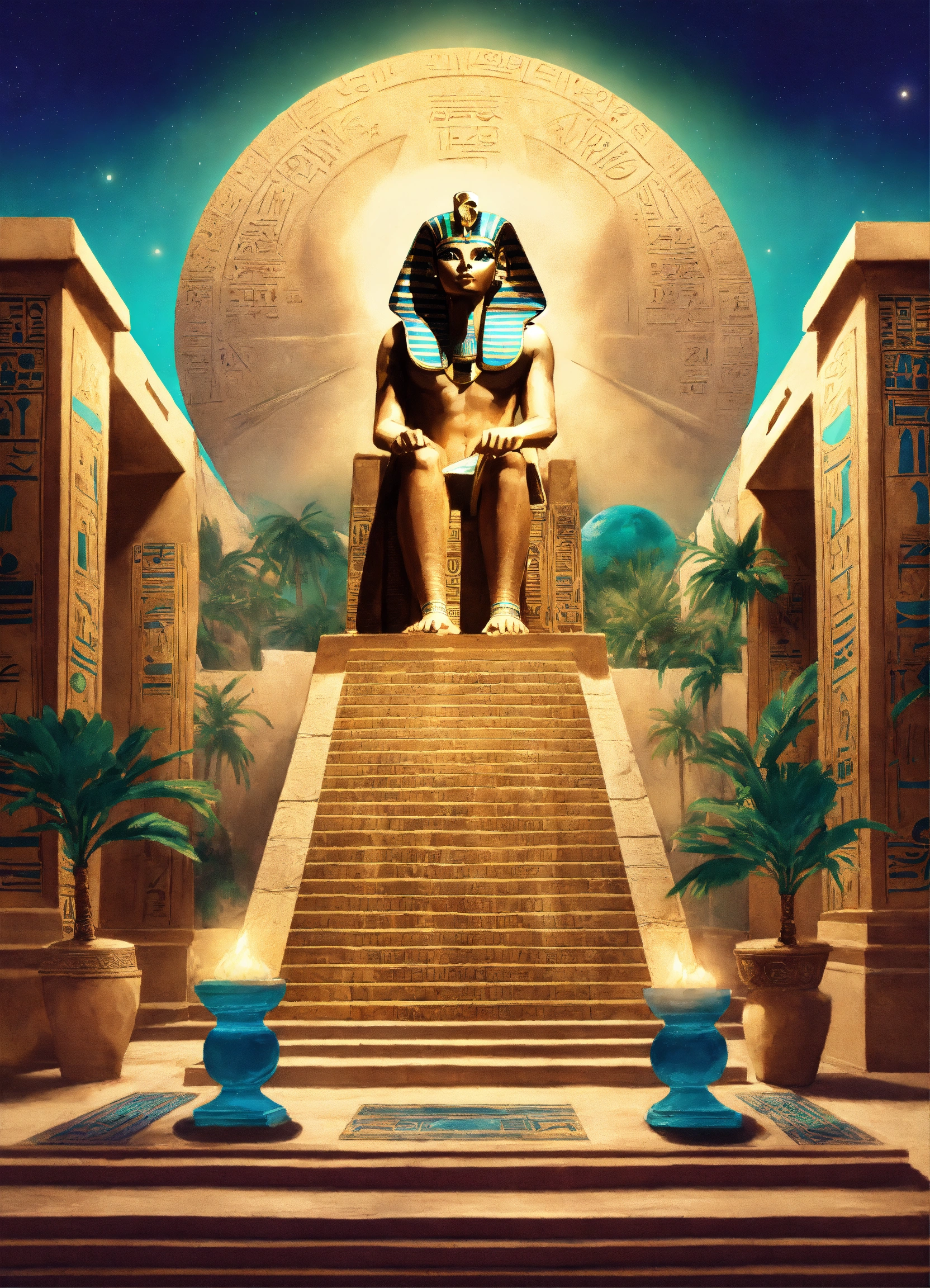 Lexica - ALL superrealism style egyptian card STYLE egyptian INSIDE A ...