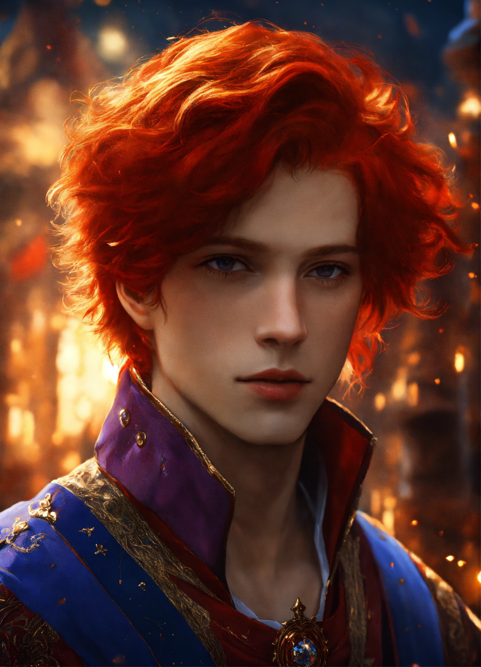Lexica - White people boy prince red hair magical realism 4k