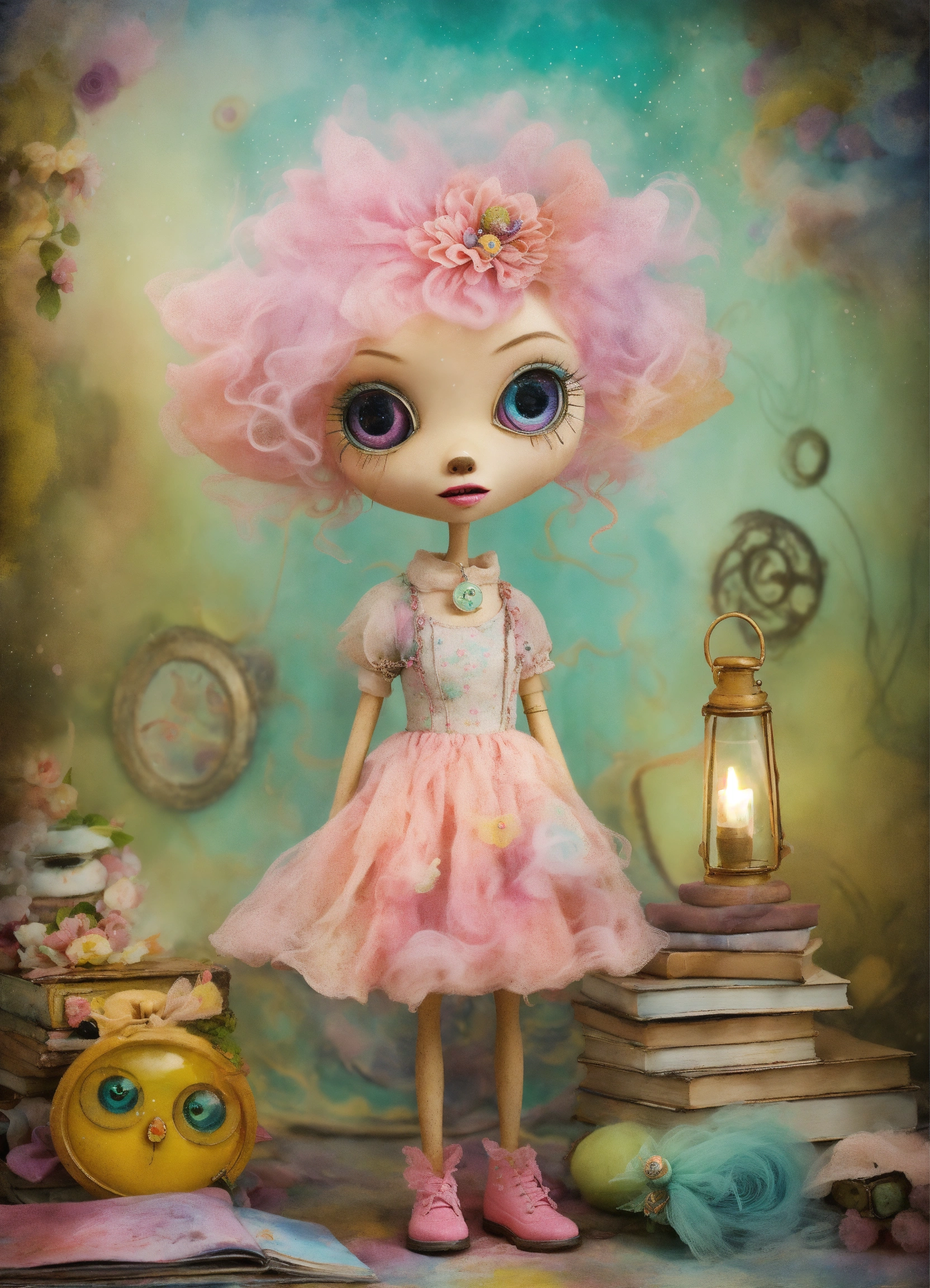 Lexica - Shabby chic dreamy mist pastel junk journals whimsical cute ...