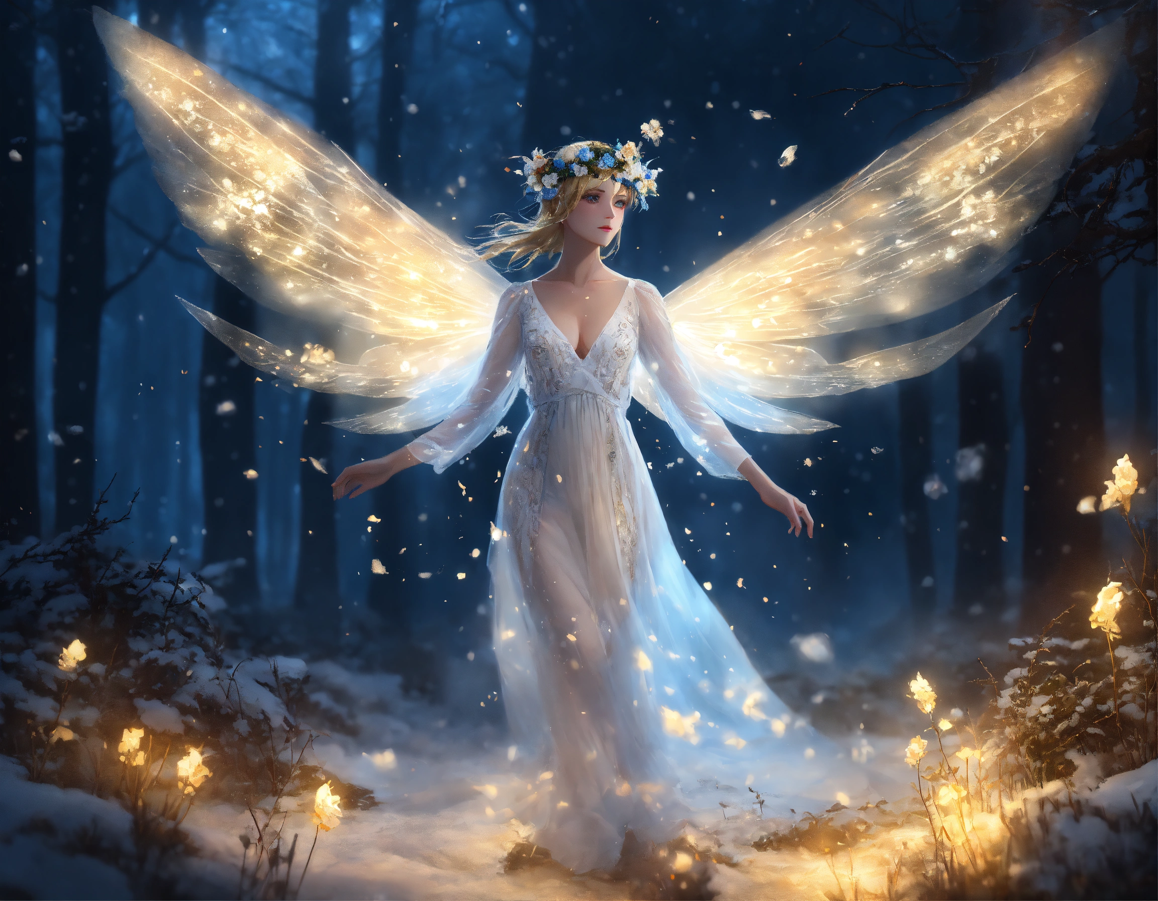 Lexica - Extreme full shot of a beautiful mysterious transparent woman ...