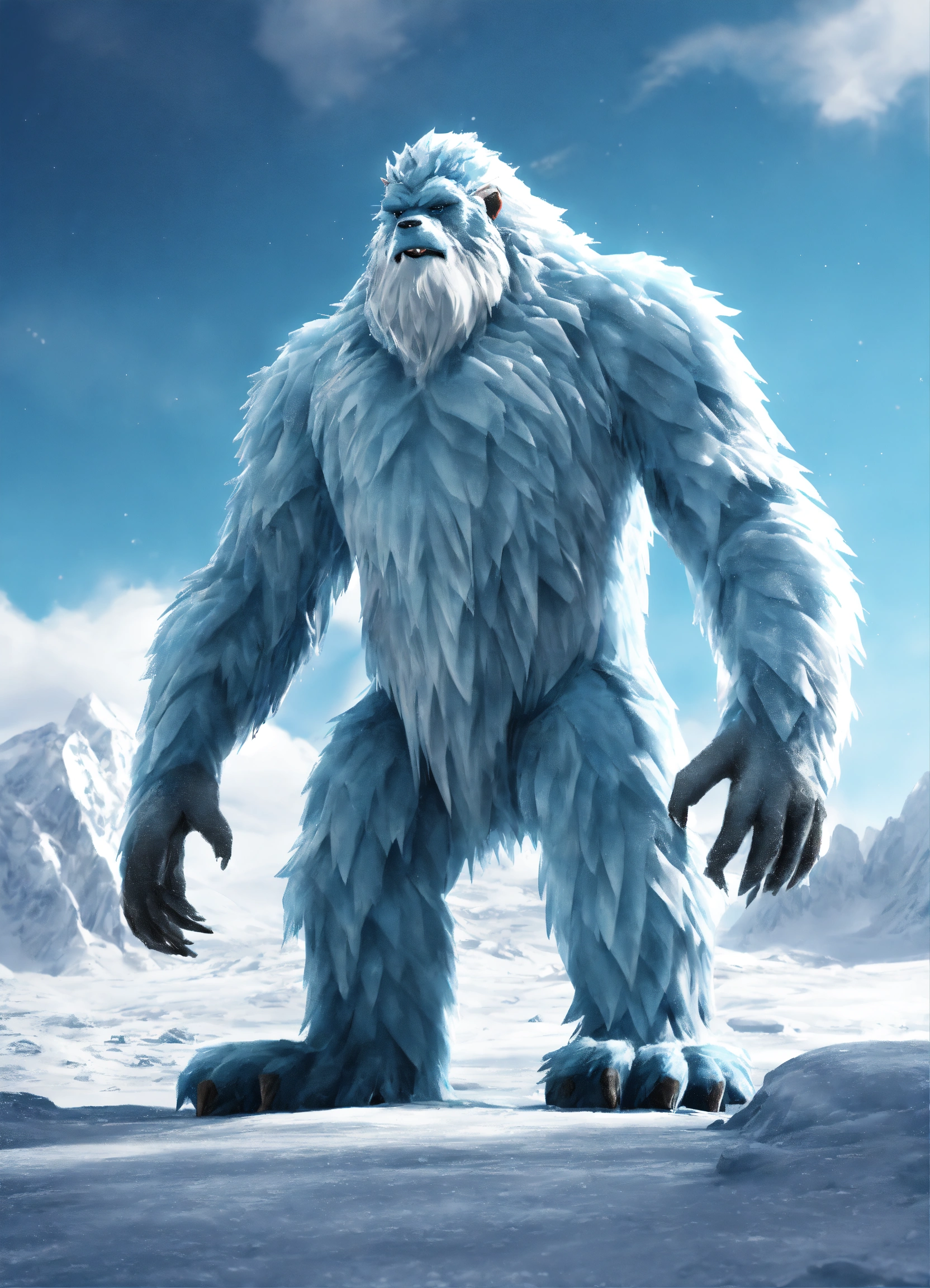 Lexica - Glacial Yeti Description The Glacial Yeti is a towering ice ...