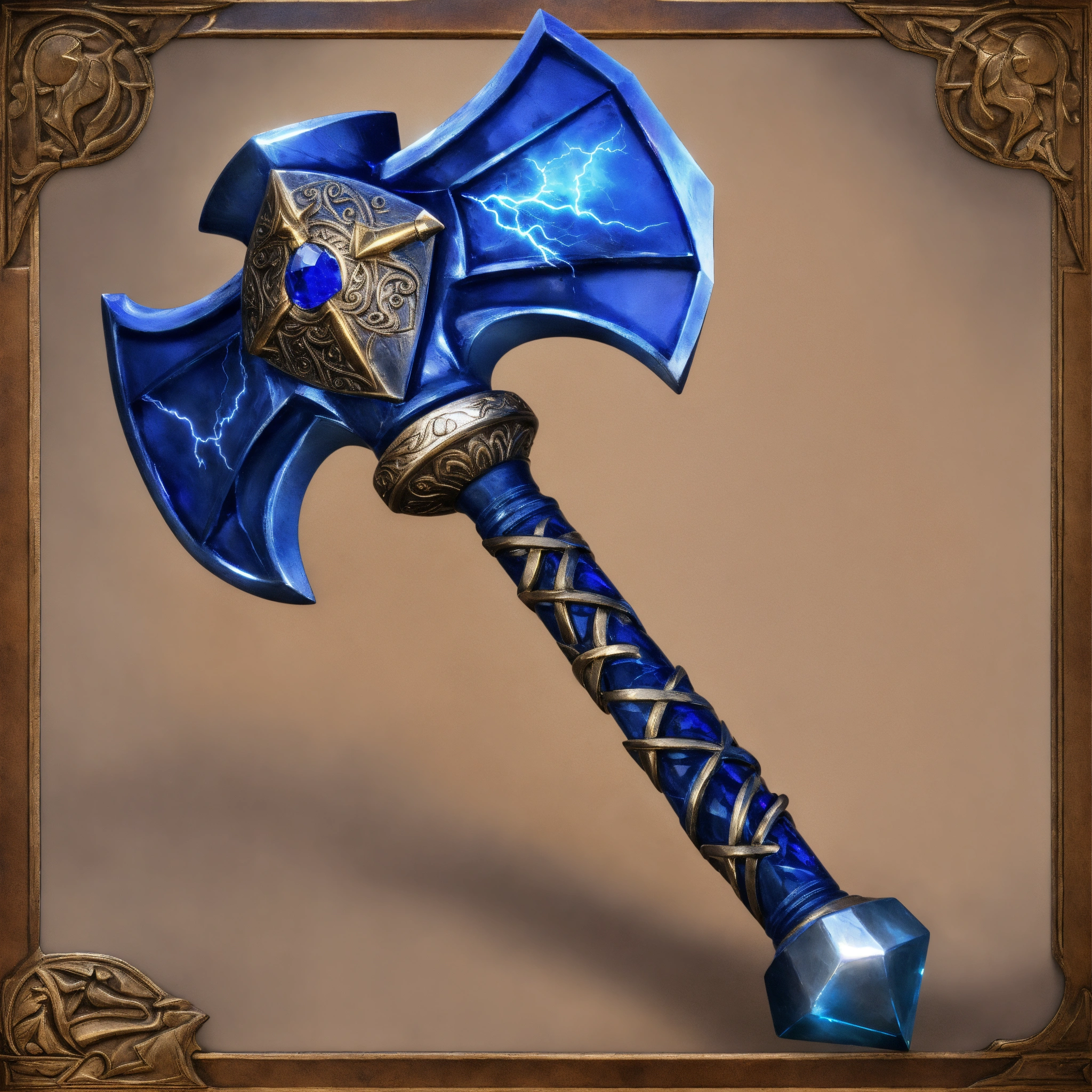 Lexica - Great hammer. Lightning. Weapon. D&D. Large, anvil-sized ...