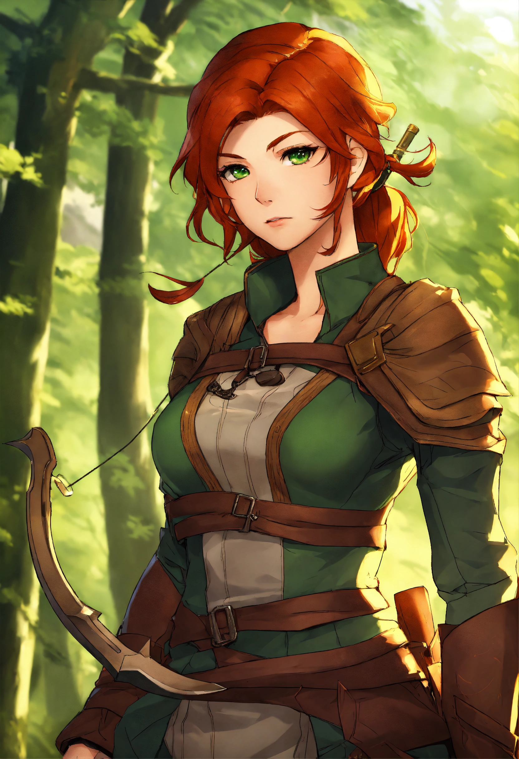 Lexica - Anime, rpg, character art, best quality, 18-year-old redhead ...