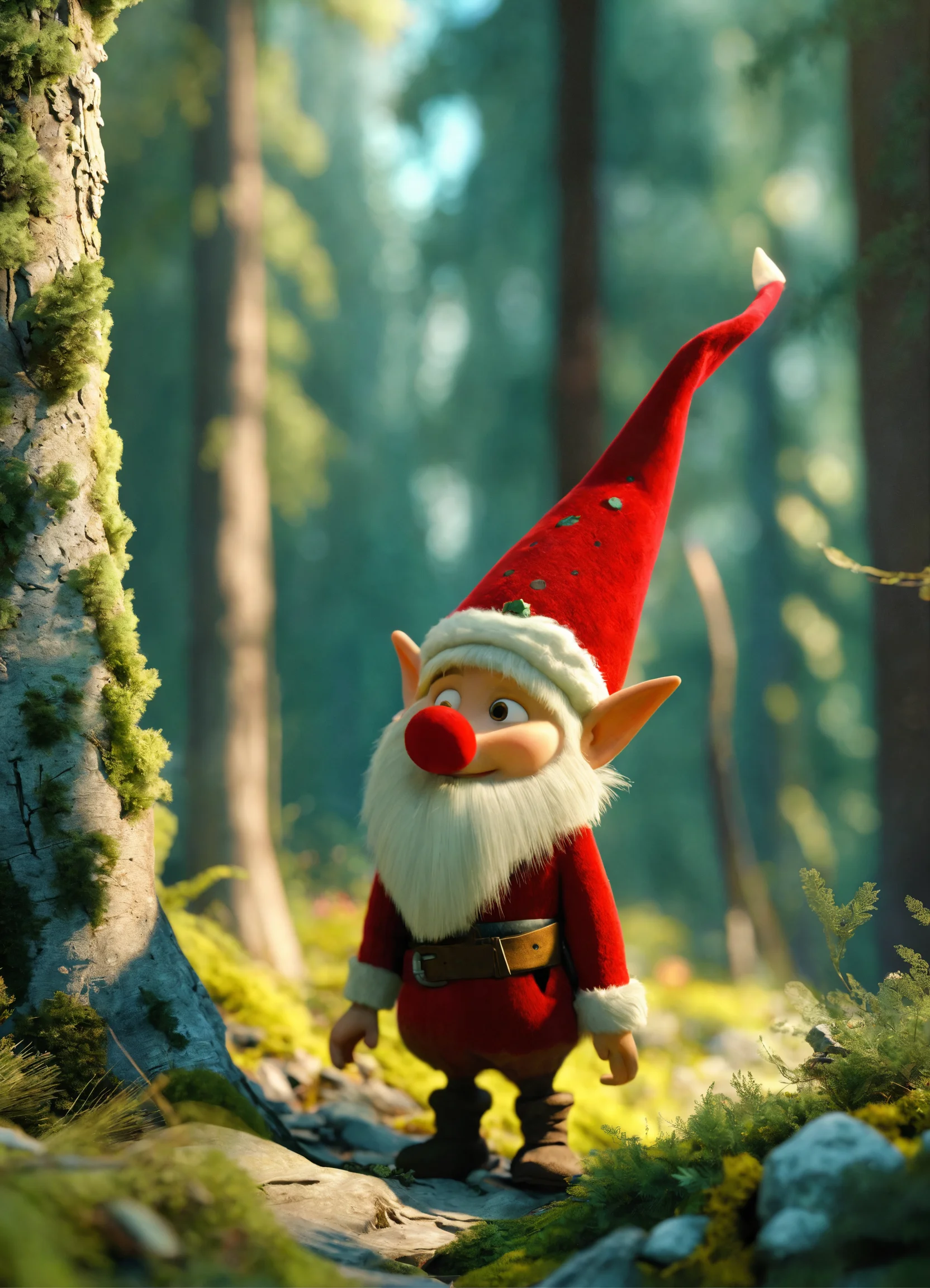Lexica - Pixar cartoon of a mythical Young male nisse in a norwegian ...