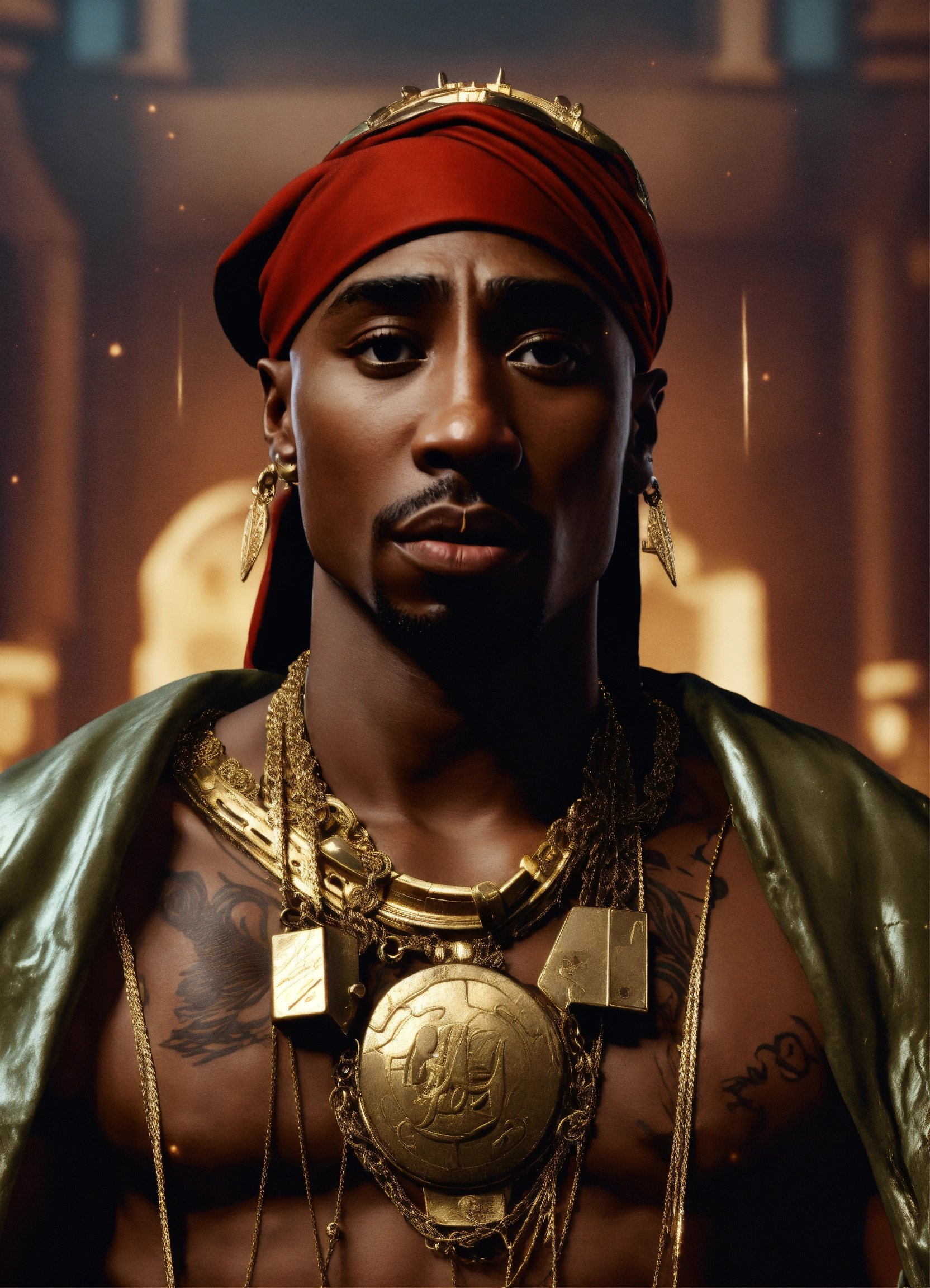 Lexica - Tupac Shakur as Julius Caesar 8k unreal engine render ...