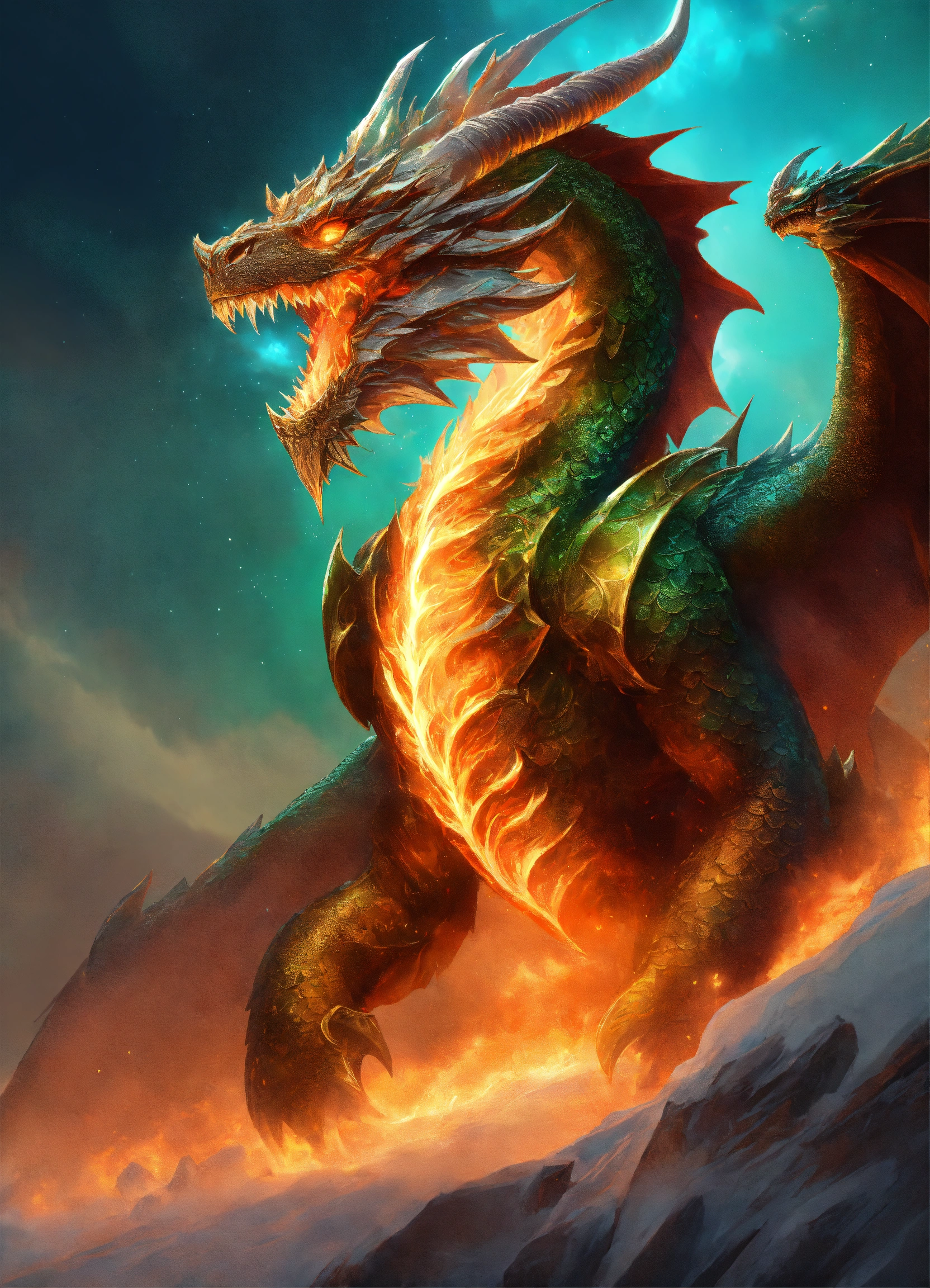 Lexica - A giant enigmatic celestial noble Dragonborn God, no wings in ...