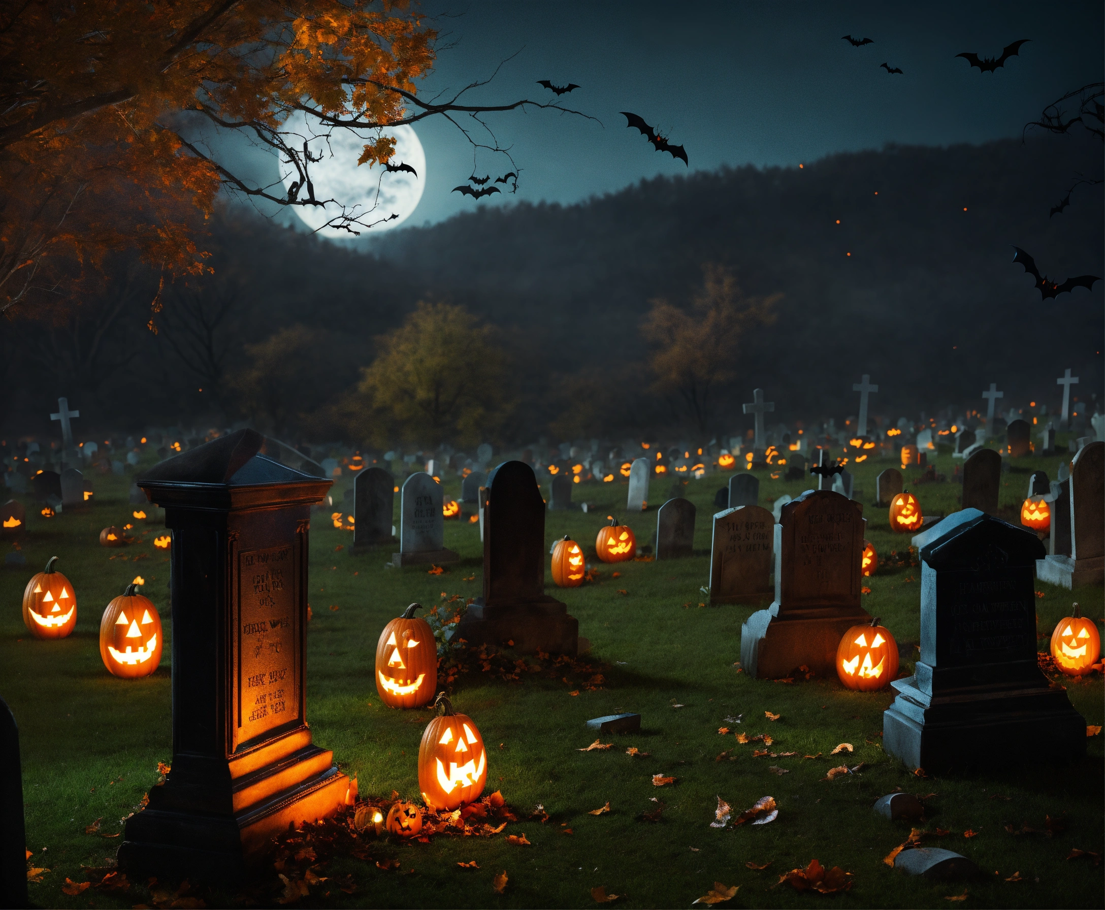 Lexica - Halloween graveyard