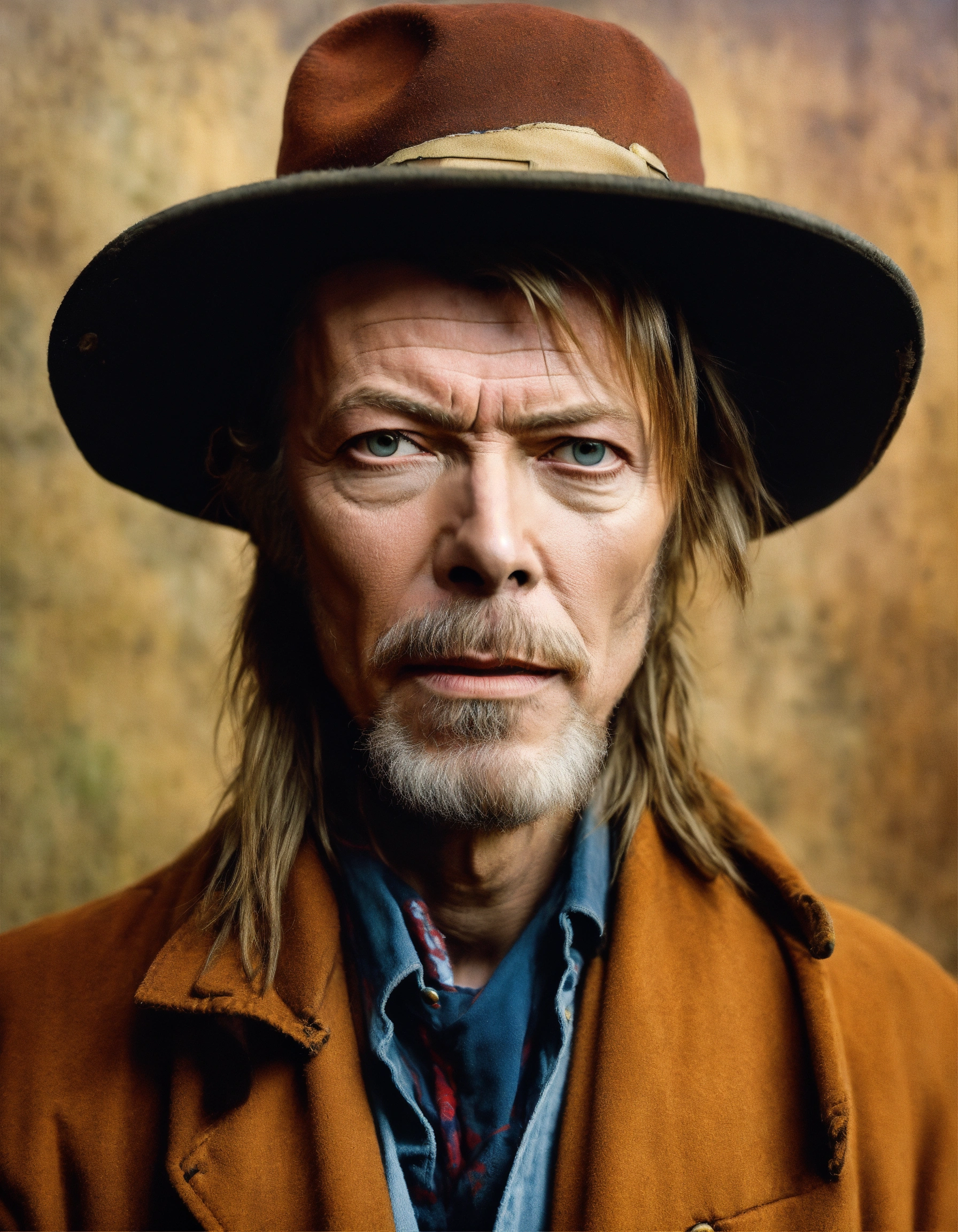 Lexica - Portrait of David bowie as a stereotypical hobo, complete with ...