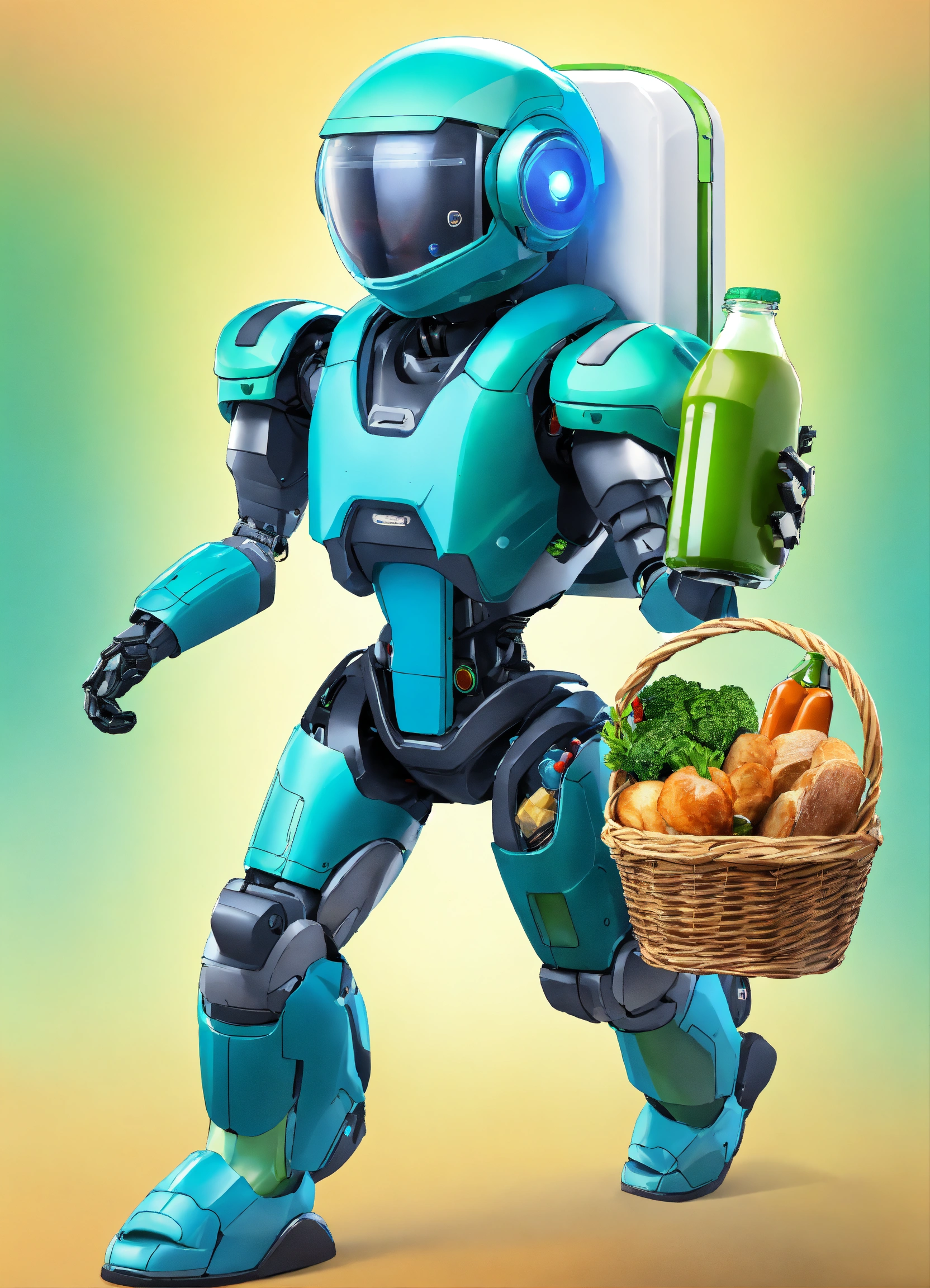 Lexica - A passionate male robot runs fast, realistic man face, clear ...