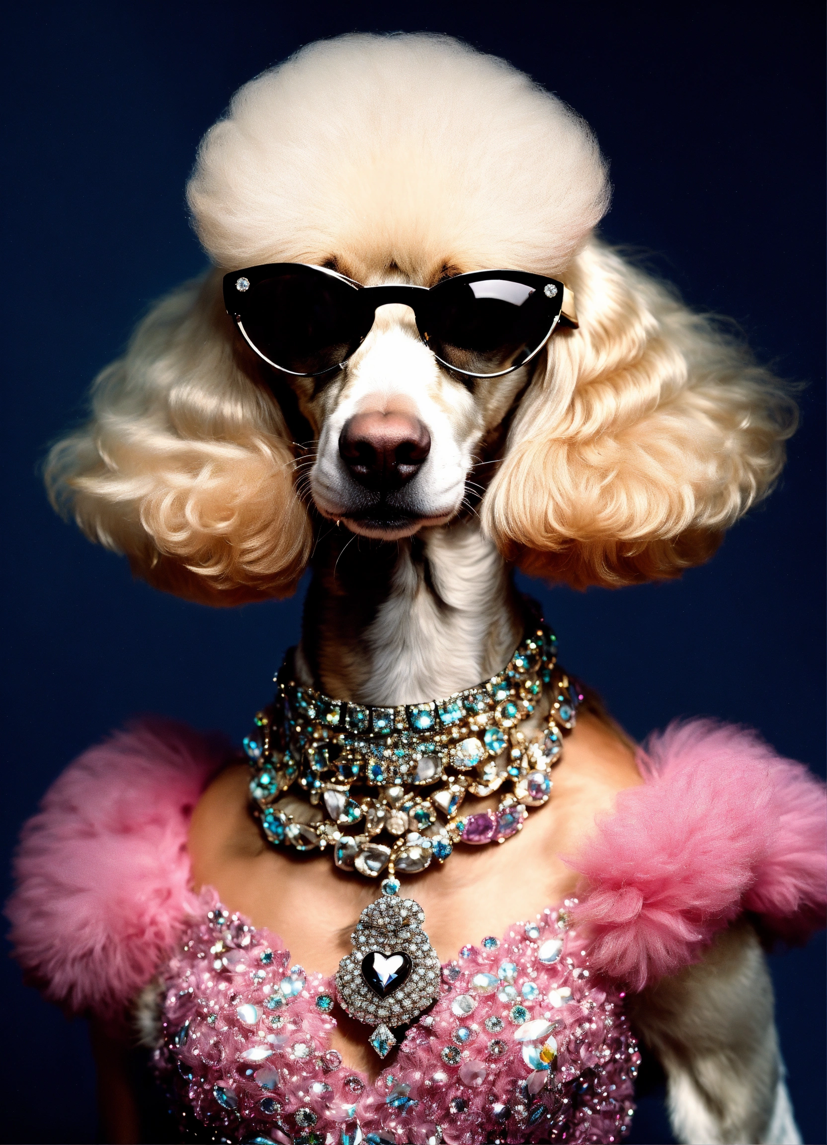 Lexica - Poodle, proud and poised In rhinestones she is adorned, Heart ...