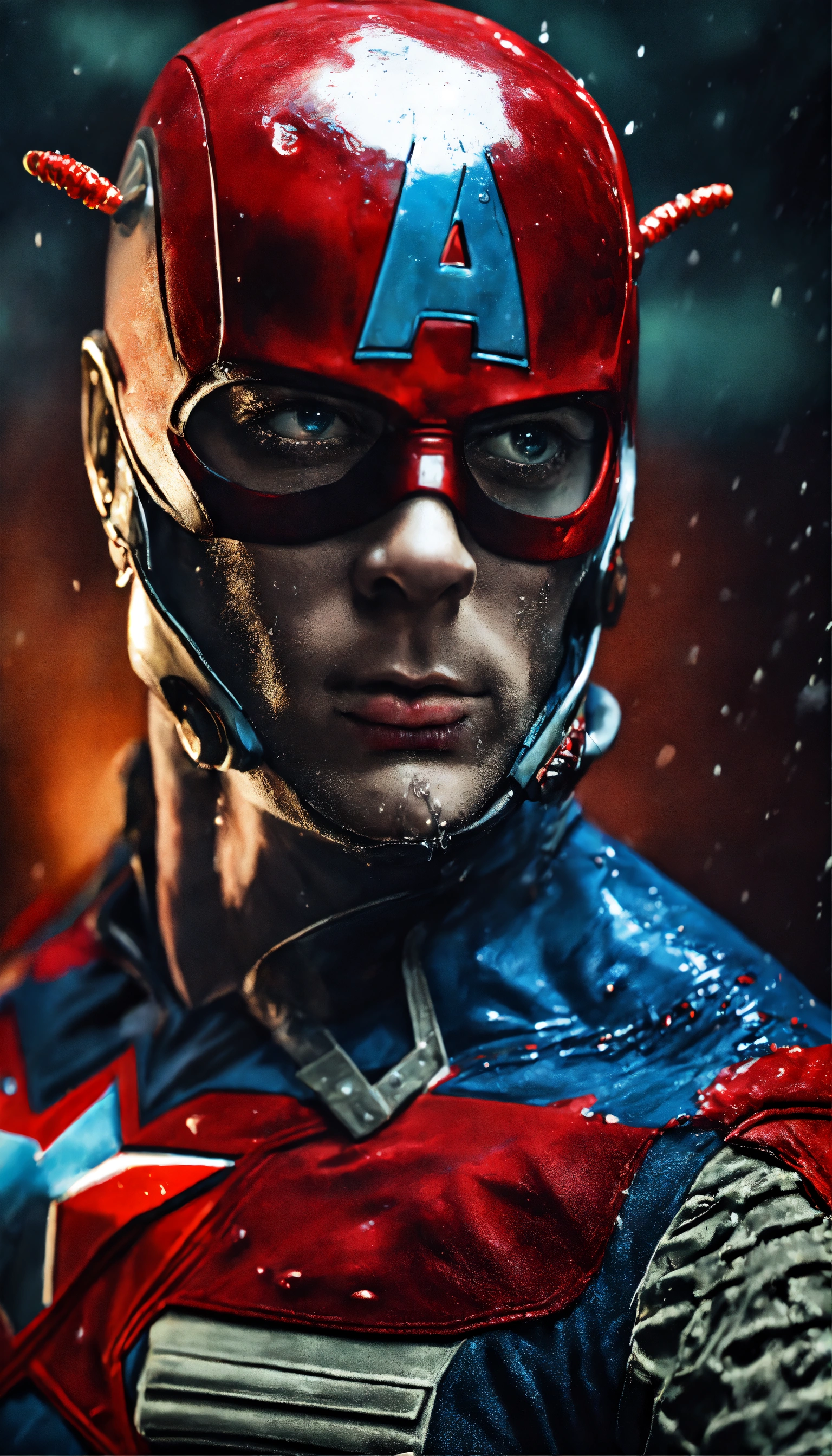 Lexica - Realistic, captain america themed An alien, an alien dressed ...