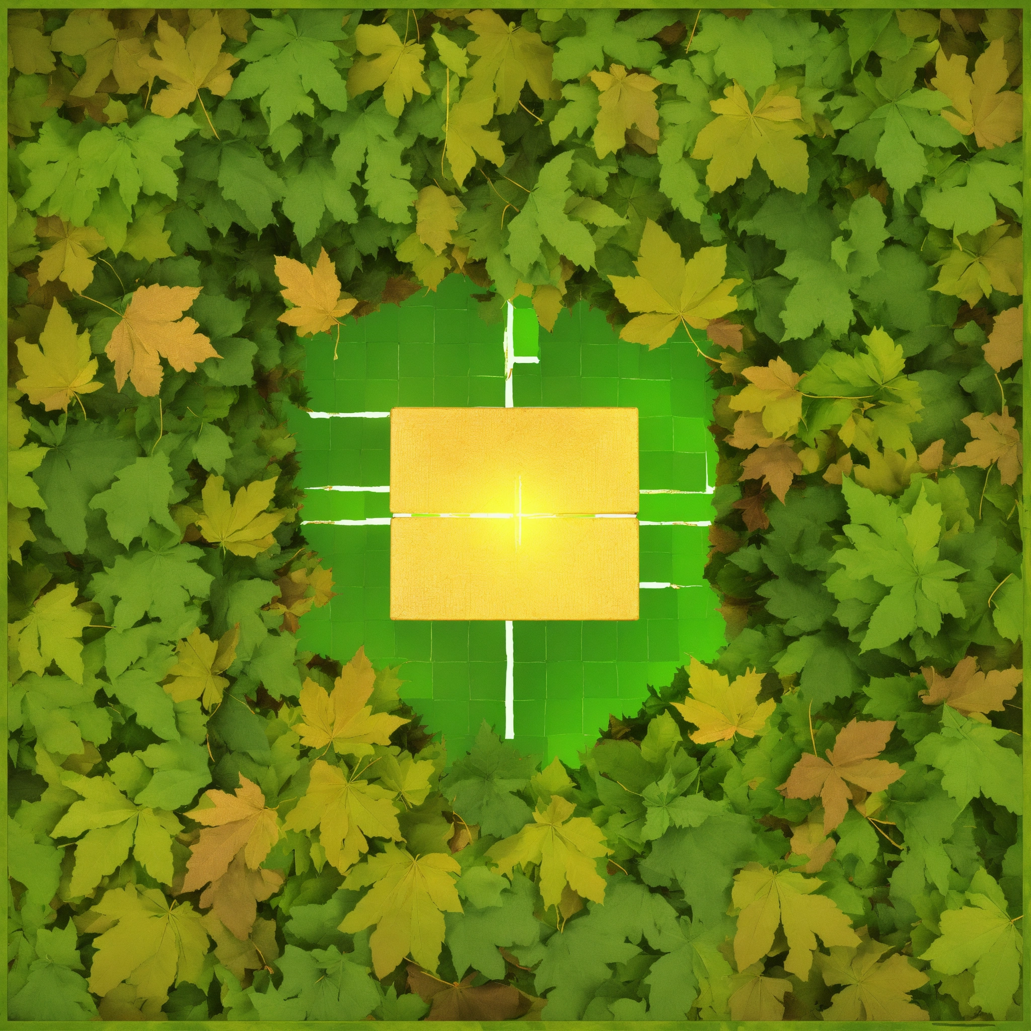 Lexica - A cubemap texture for a box with ganja leaves falling down to ...