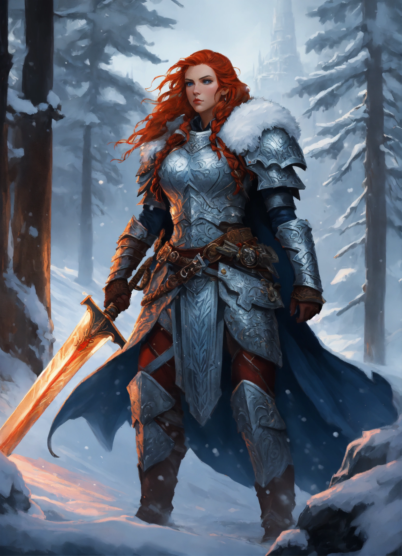 Lexica - A strong rugged woman in intricate armor, highly detailed ...
