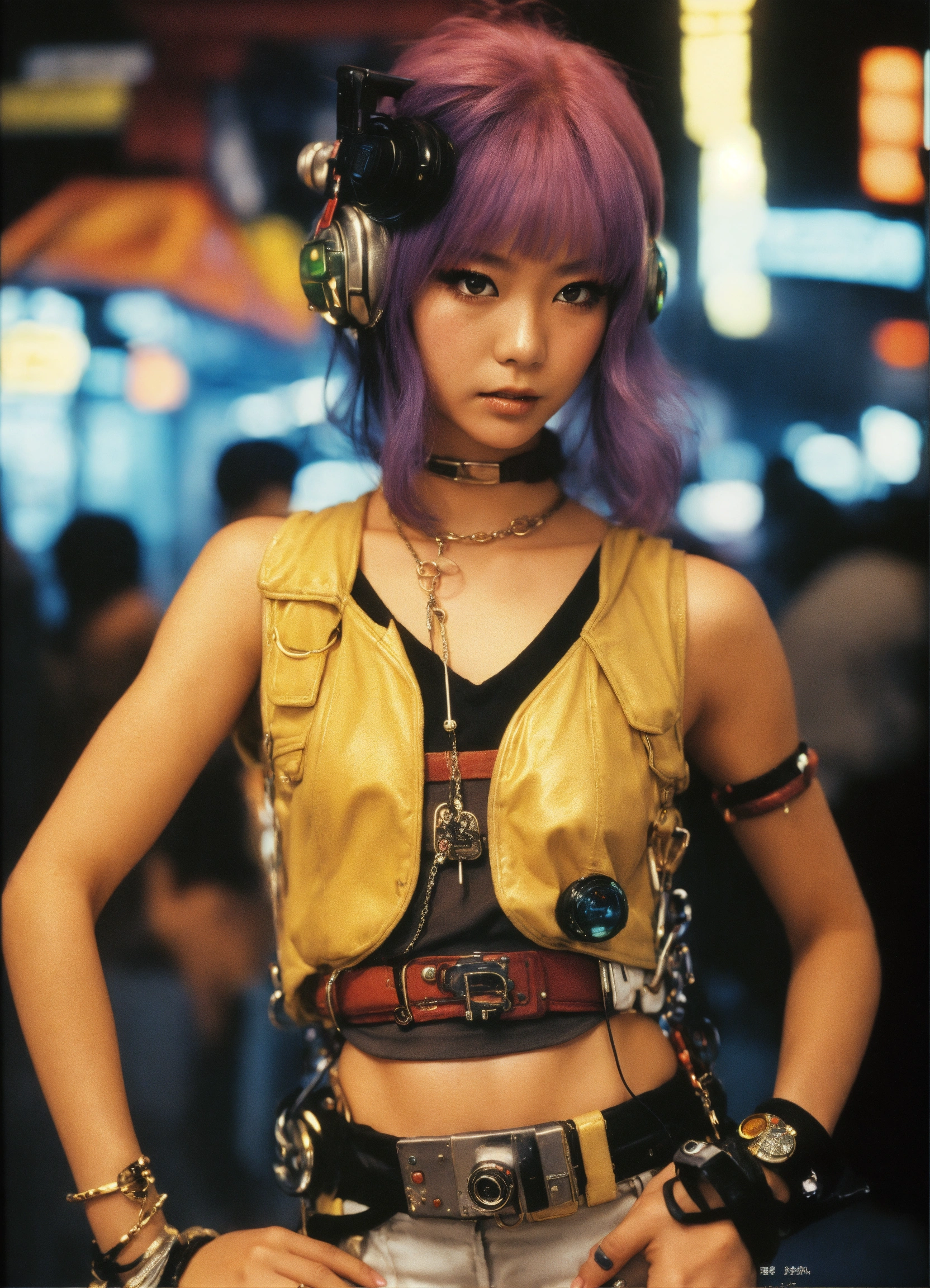 Lexica - 1990s photo cyberpunk sassy diva, full detailed eyes ...