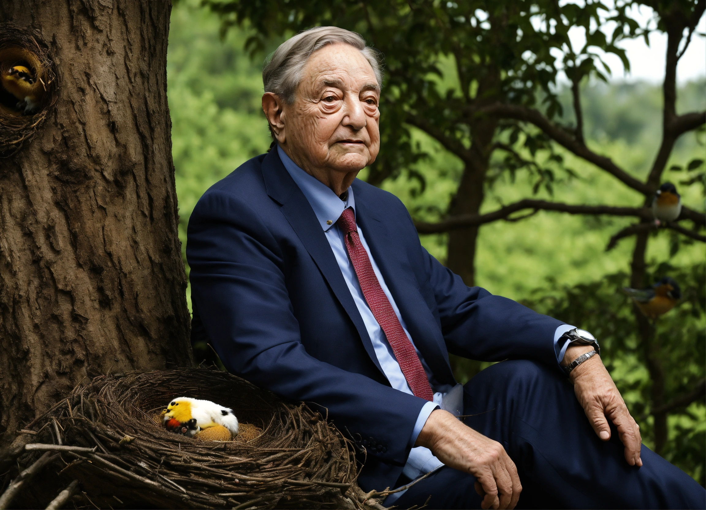 Lexica - GEORGE SOROS SITTING IN A TREE NEXT TO A BIRDS NEST