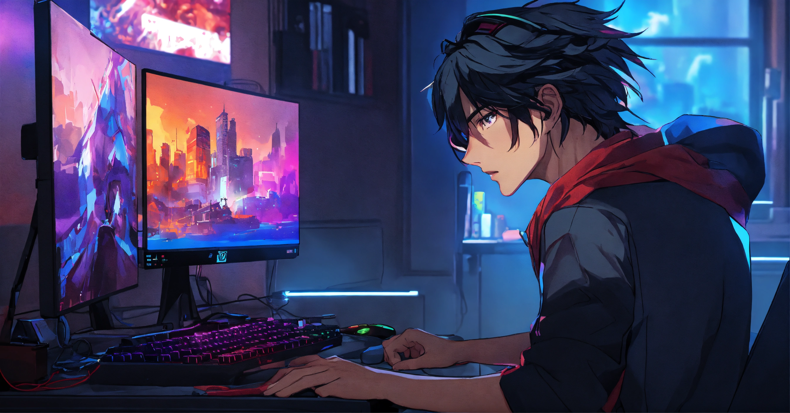 Lexica - Un jeune homme noir métisser avec des cheveux long nattés ...