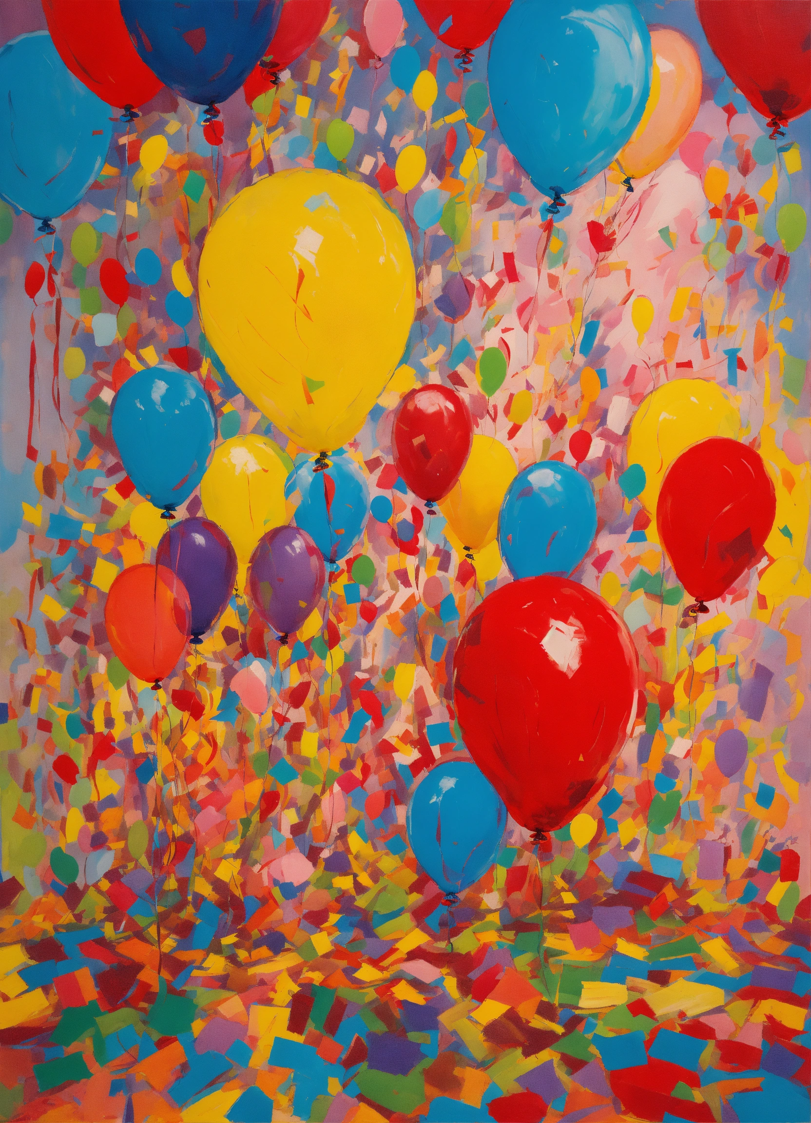 Lexica - Celebrate a Neo-Expressionist Birthday An Embrace of Festivity ...