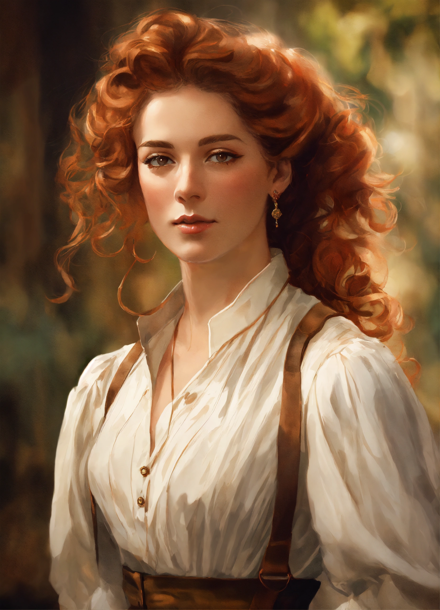 Lexica - Digital art portrait of an Edwardian, rich British aristocrat ...