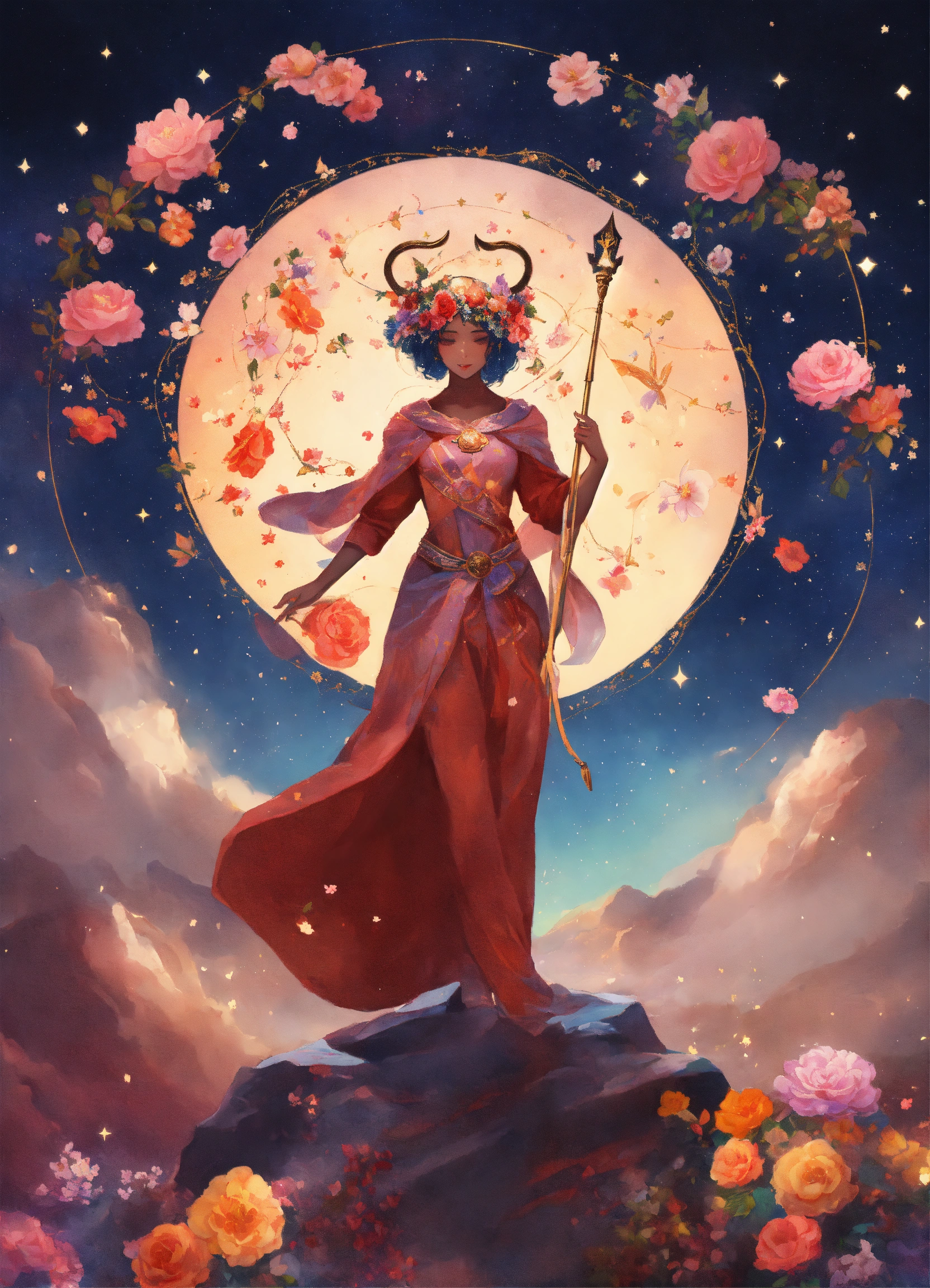 Lexica - The star sign of Sagittarius personified as a person, full ...