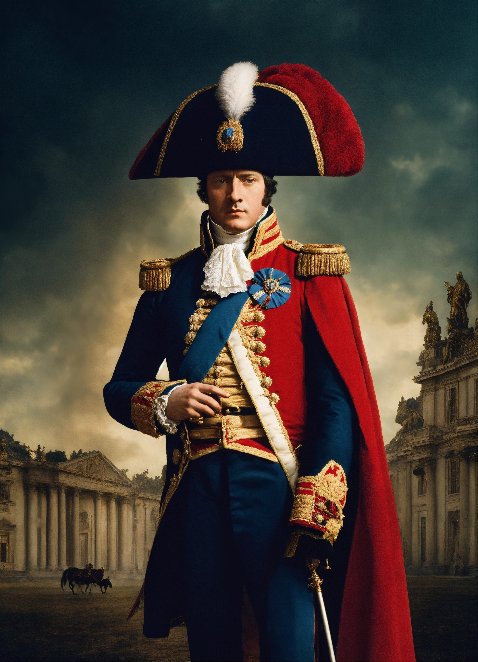 Lexica - Imagine you're taking a photo behind the scenes of a movie ...