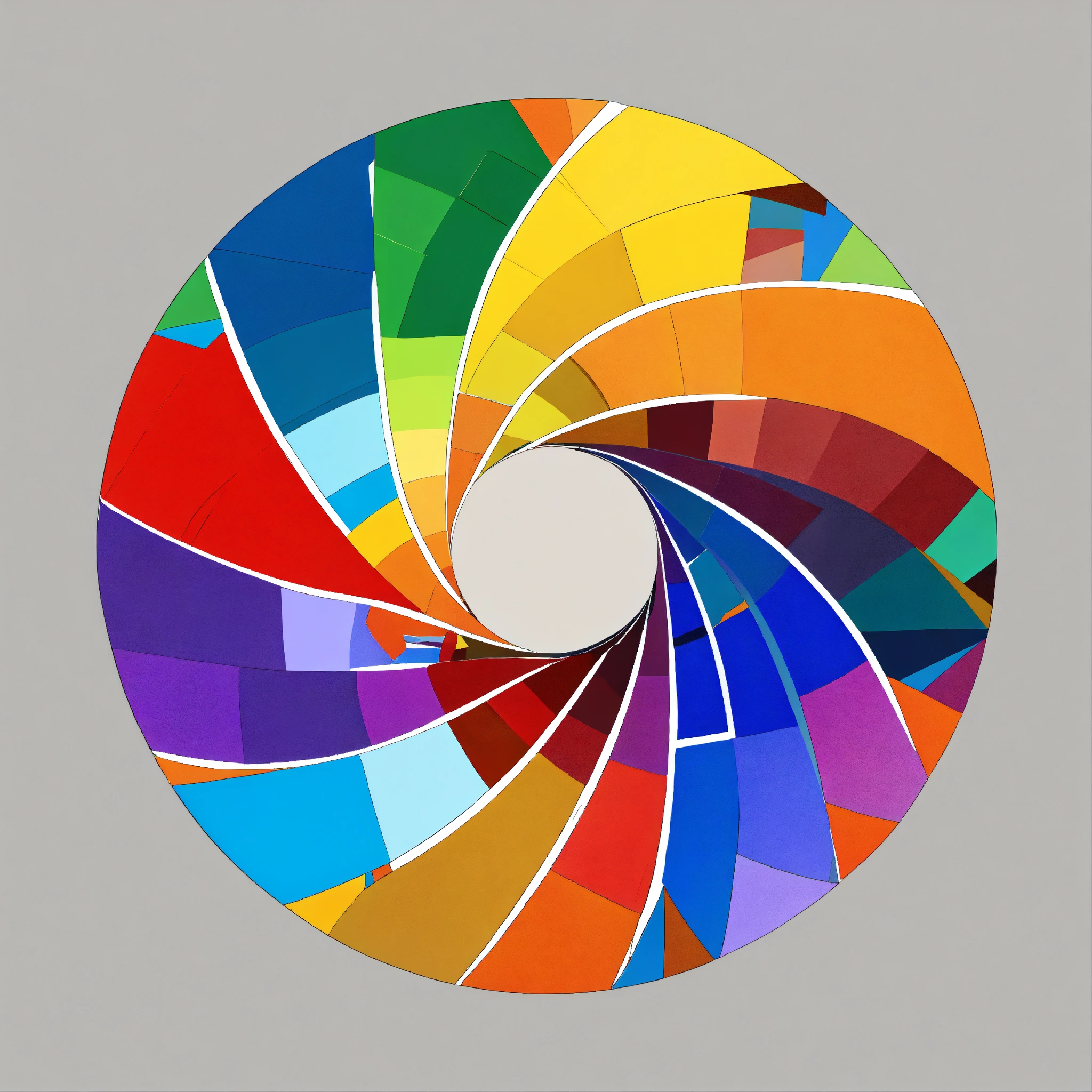 Lexica - A simple color wheel in white background. Now make it simpler ...
