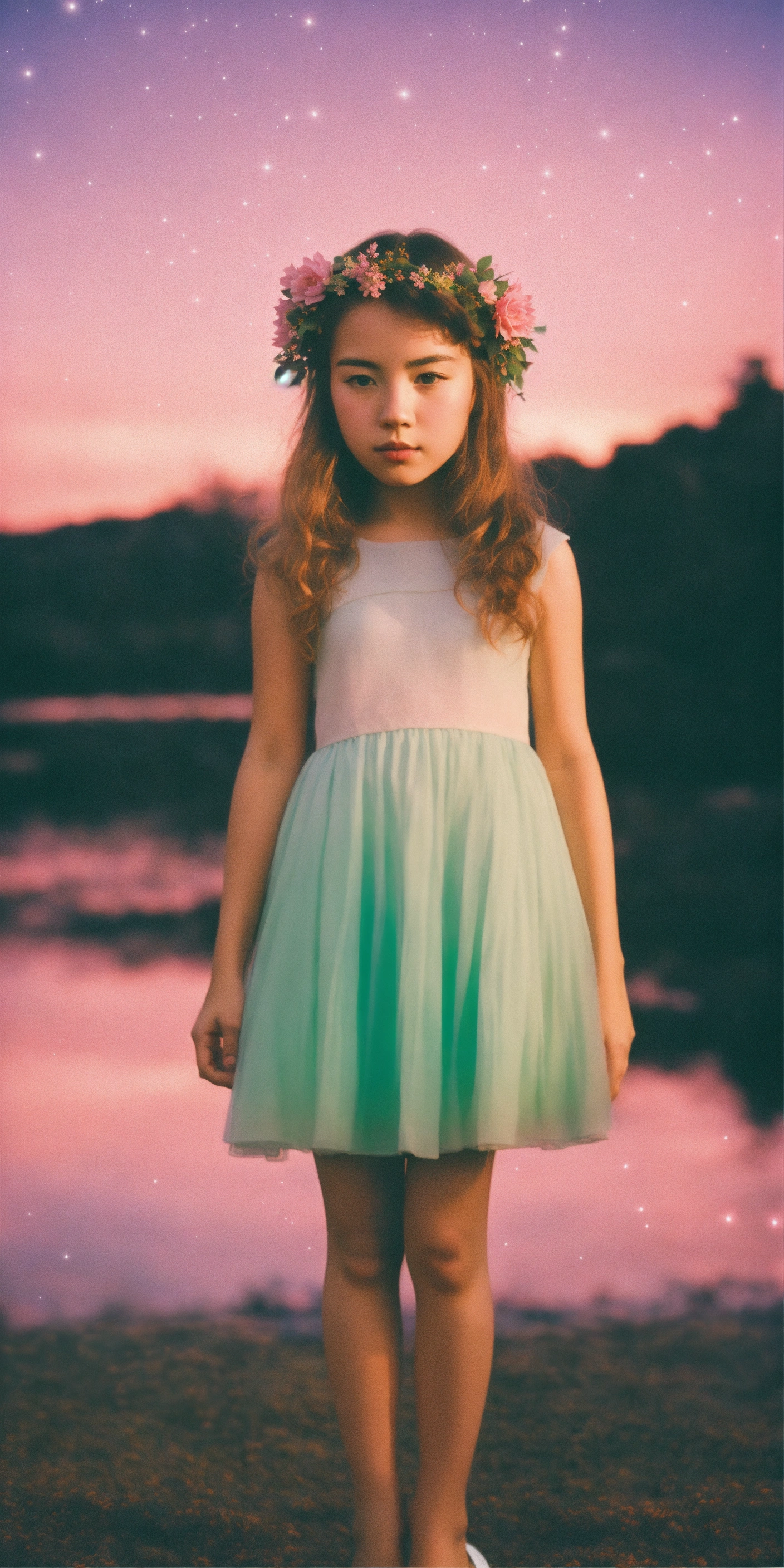 Lexica - A hyper-realistic film-grained photo of a super cute young ...