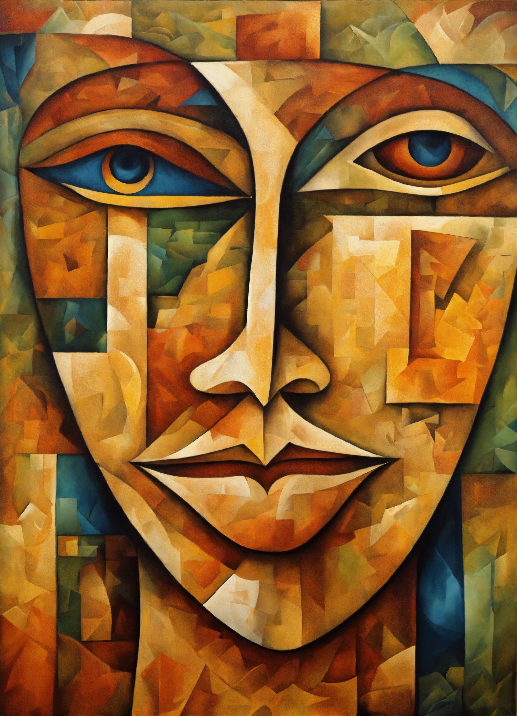 Lexica - Expressive interpretation of Nature Spirit cubist art in high ...