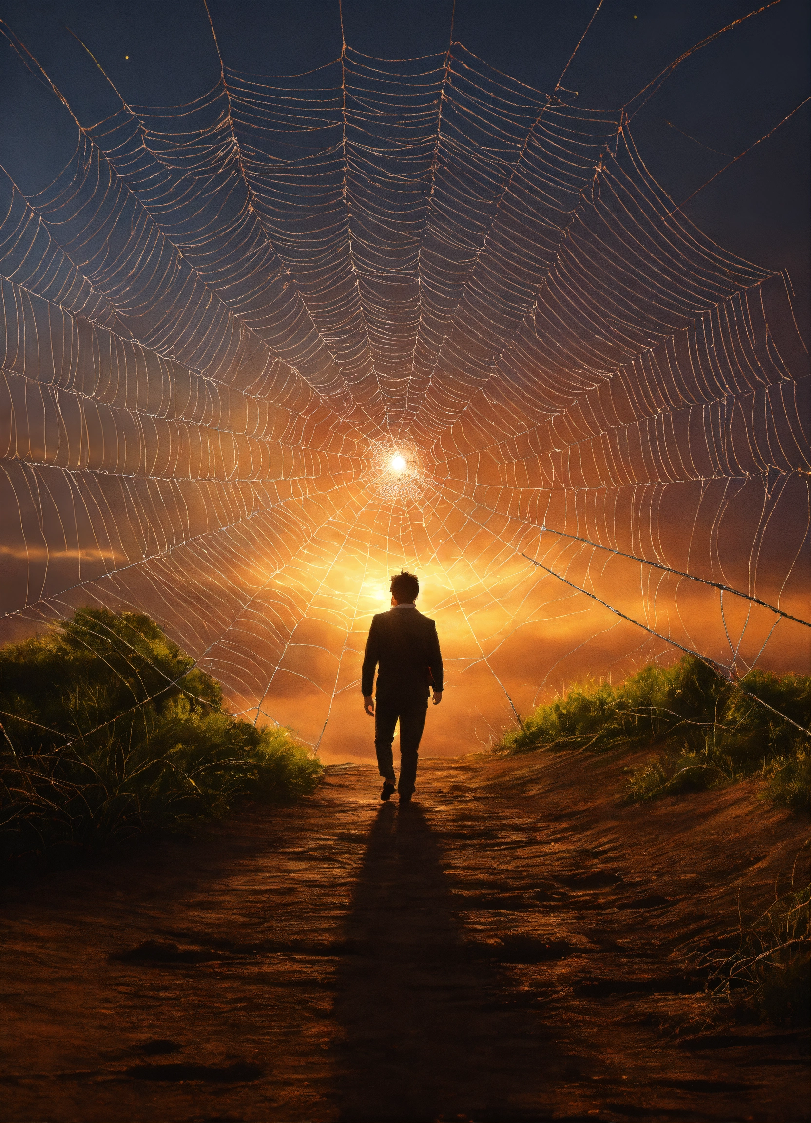 Lexica - People are falling and stumbling through wholes in a web