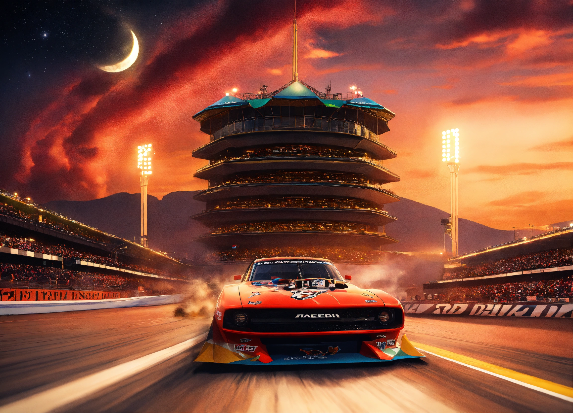 Lexica - Generate a captivating digital illustration of a Bahrain ...