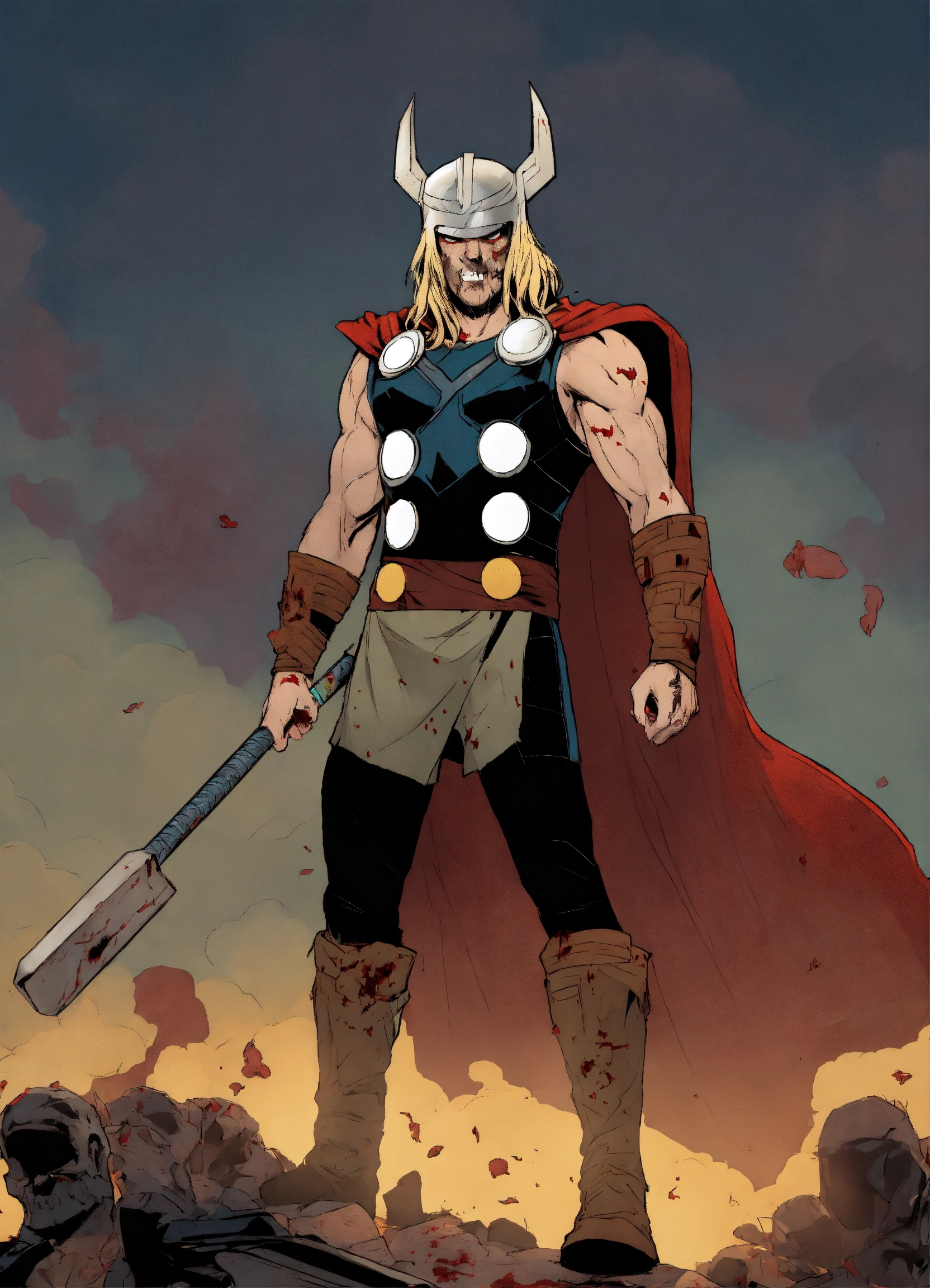 Lexica - THOR AS A ZOMBIE
