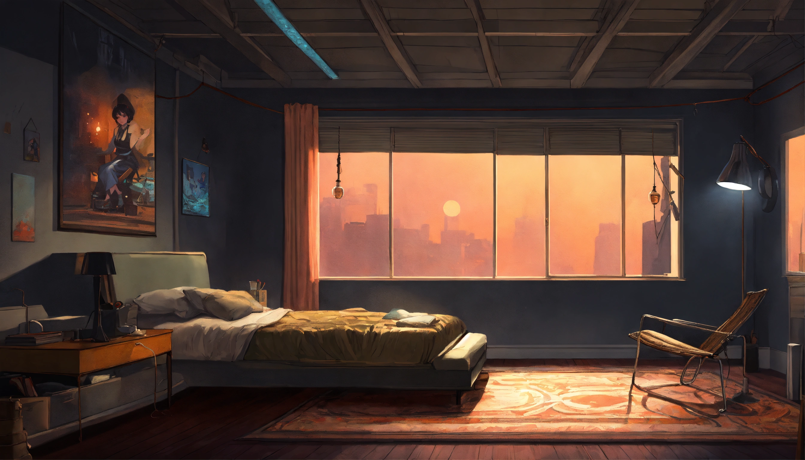 Lexica - Ominous dark grey wall room, no pictures on the wall, single ...