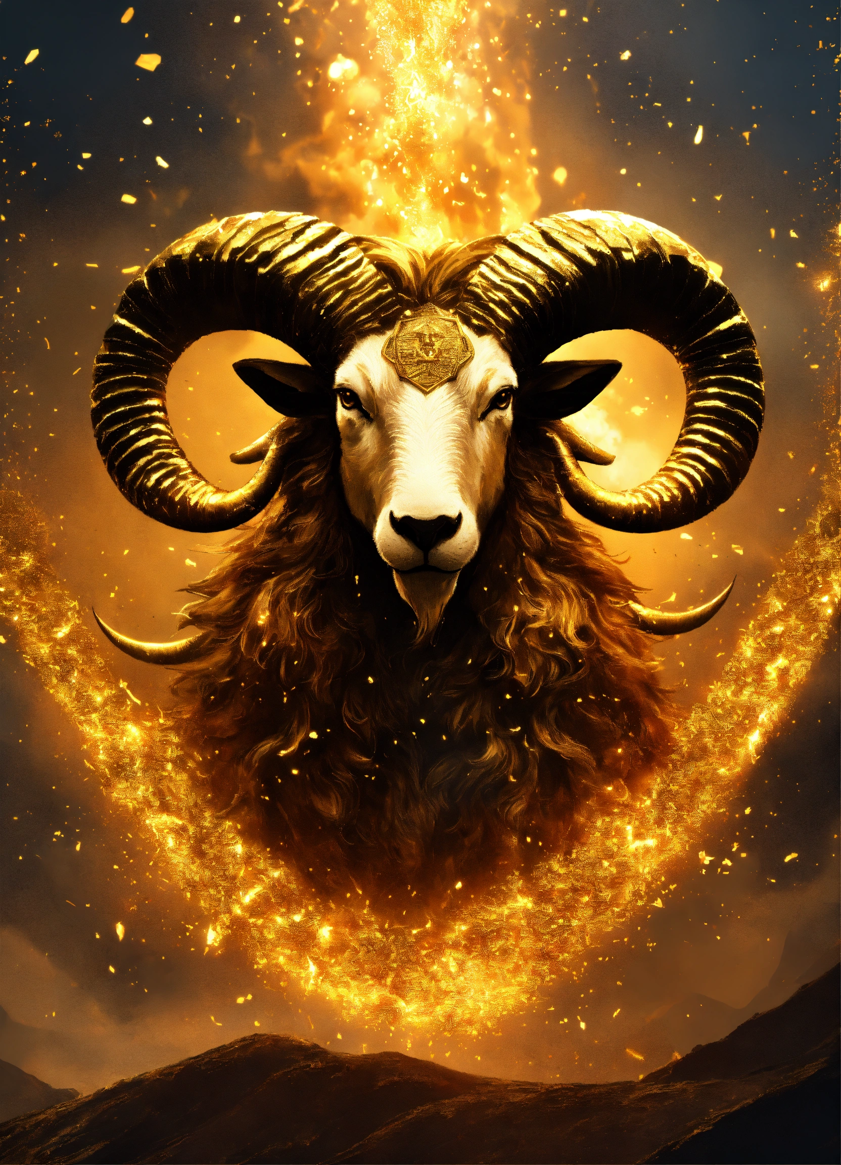 Lexica - Zodiac sign of capricorn exploding with anger and surrounded ...