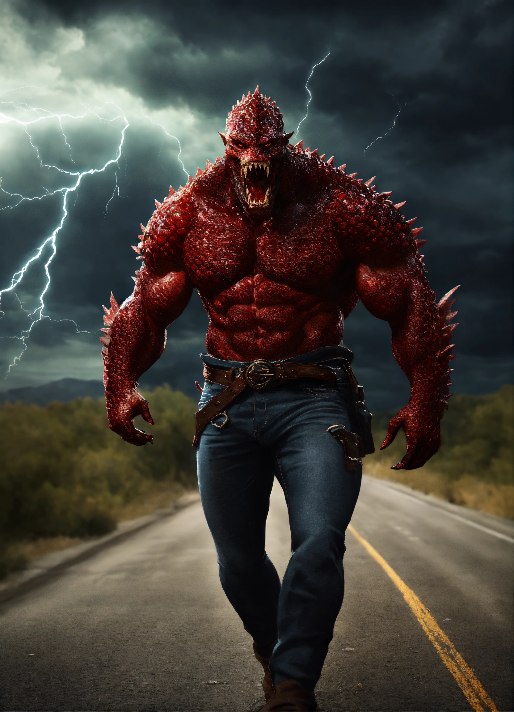 Lexica - Full body seven foot evil female scaly god monster, attractive ...