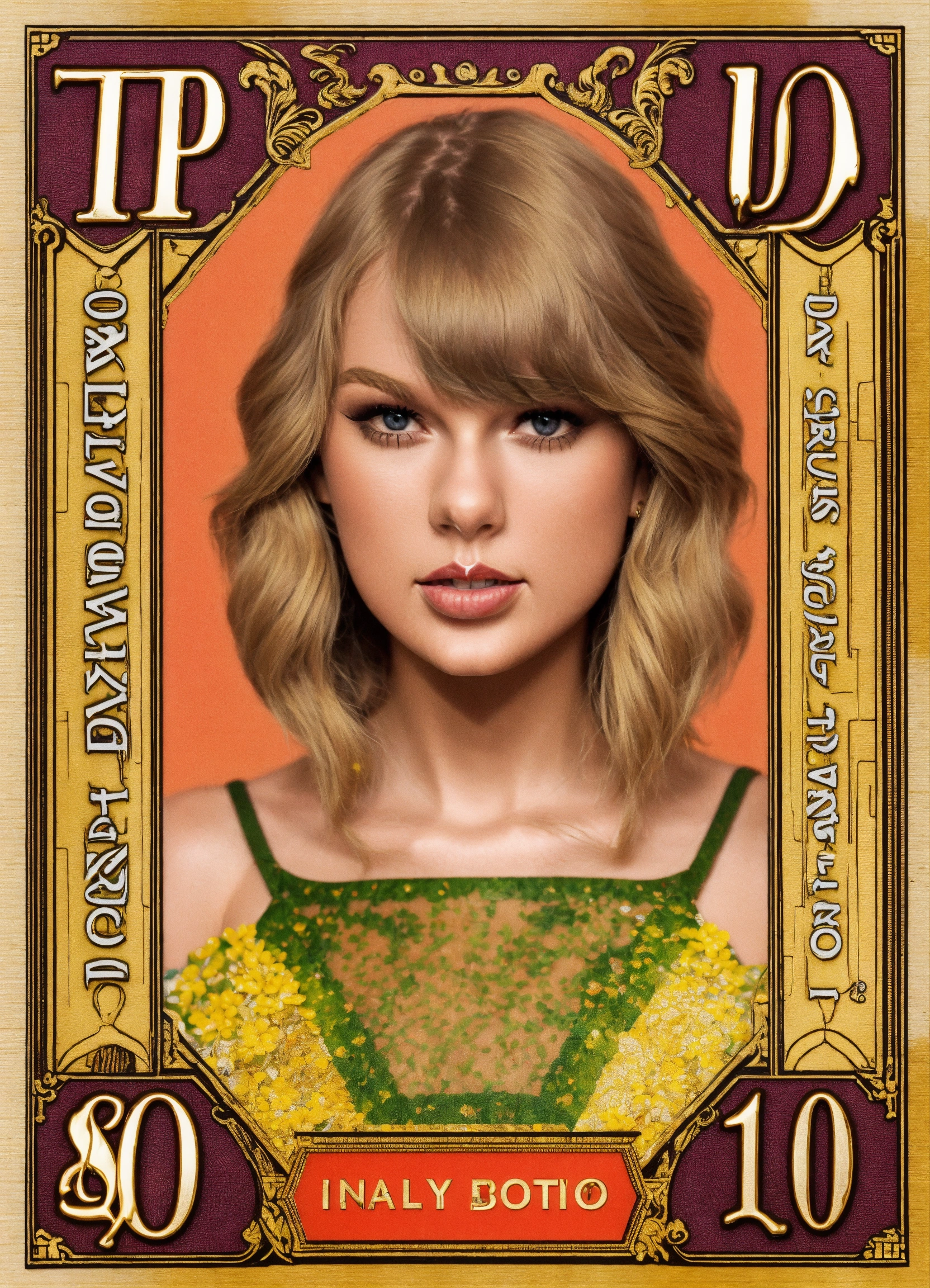 Lexica - Taylor Swift bank note