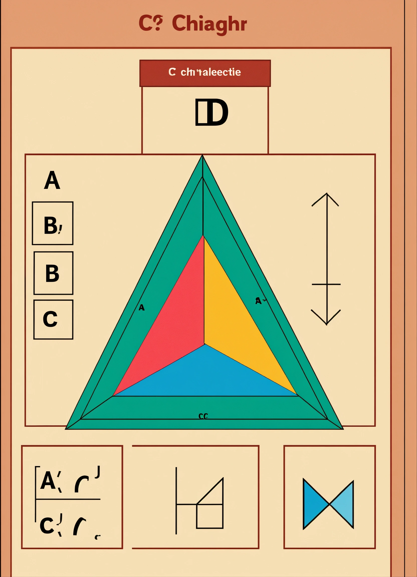 Lexica - Multiple choice question. Which shape is a triangle. (a) a square, (B) rectangle, (C ...