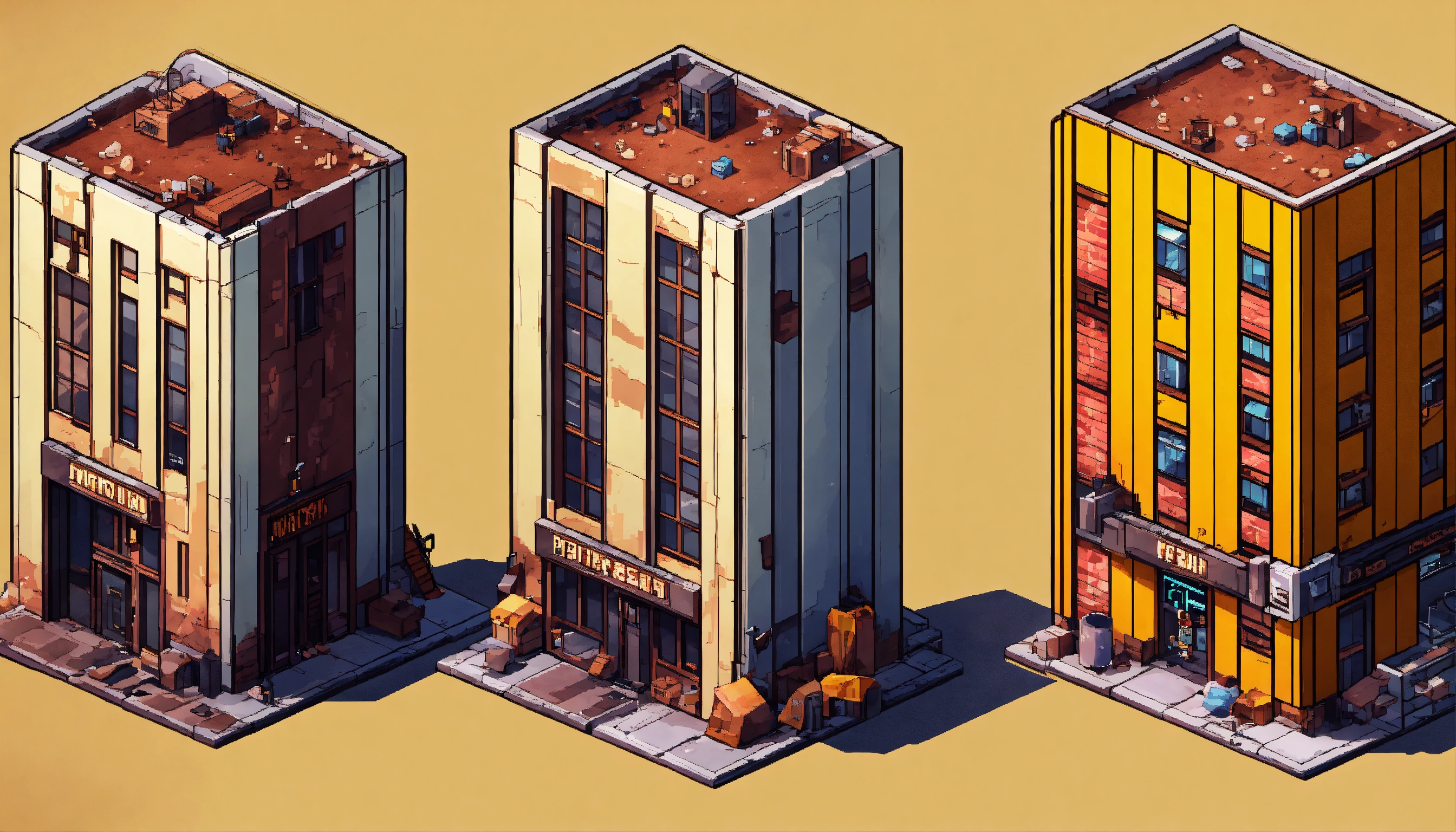 Lexica - Simple clean pixel perfect 2d isometric concept sprites of an ...