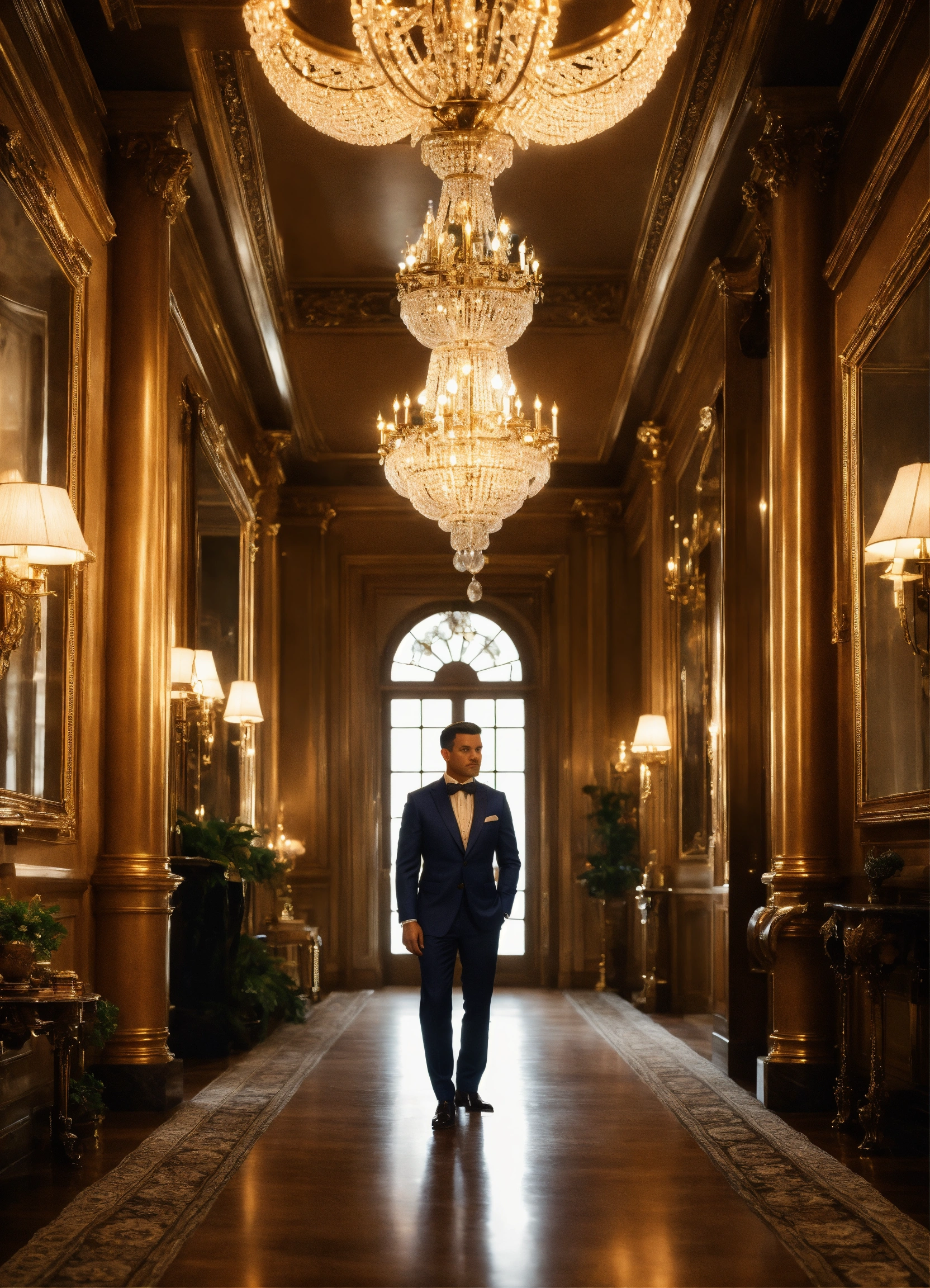 Lexica - "A well-dressed individual in a tailored suit, standing ...