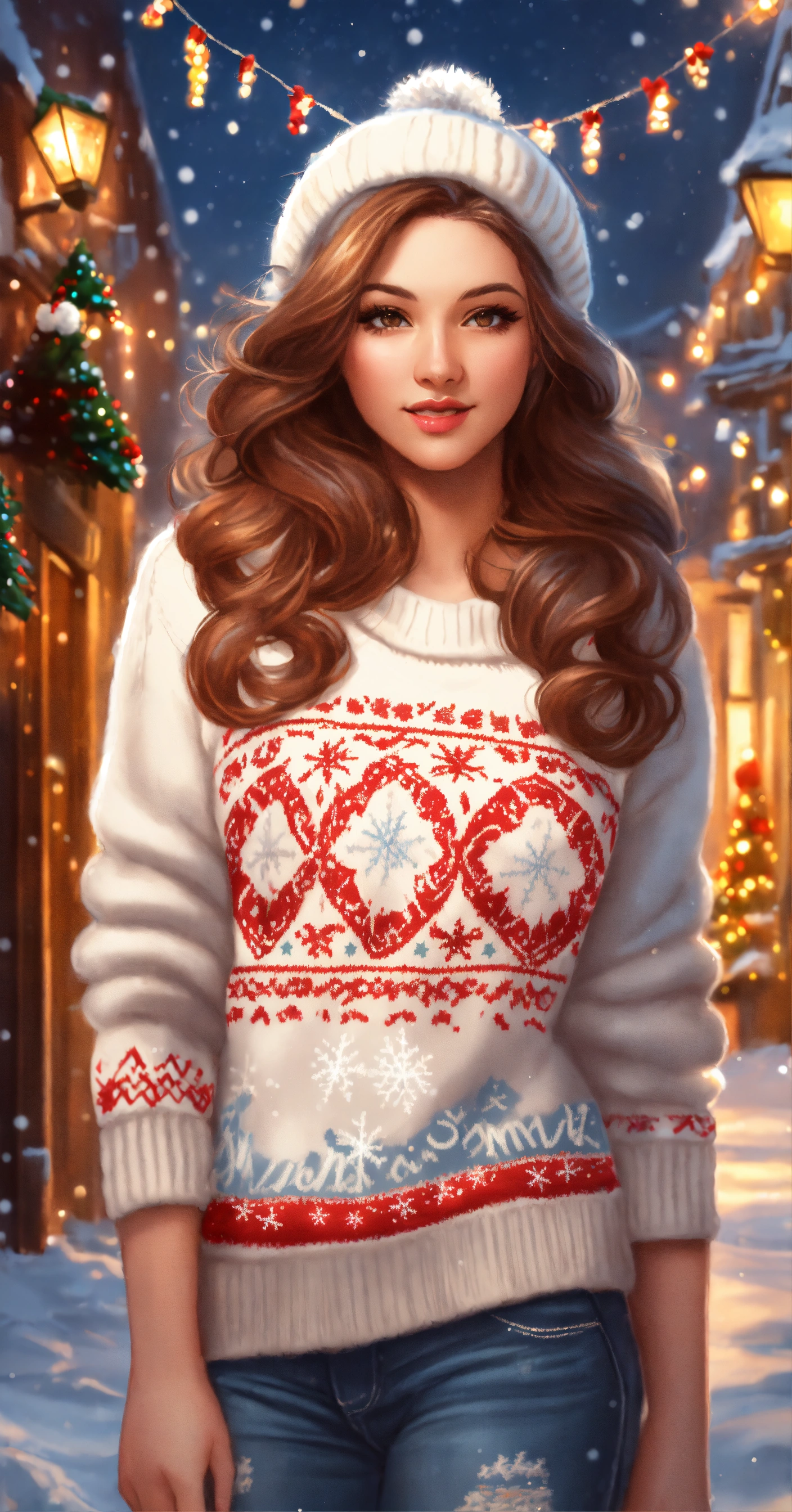 Lexica - Full body, Pretty girl with long hair, pinup, in the style of ...