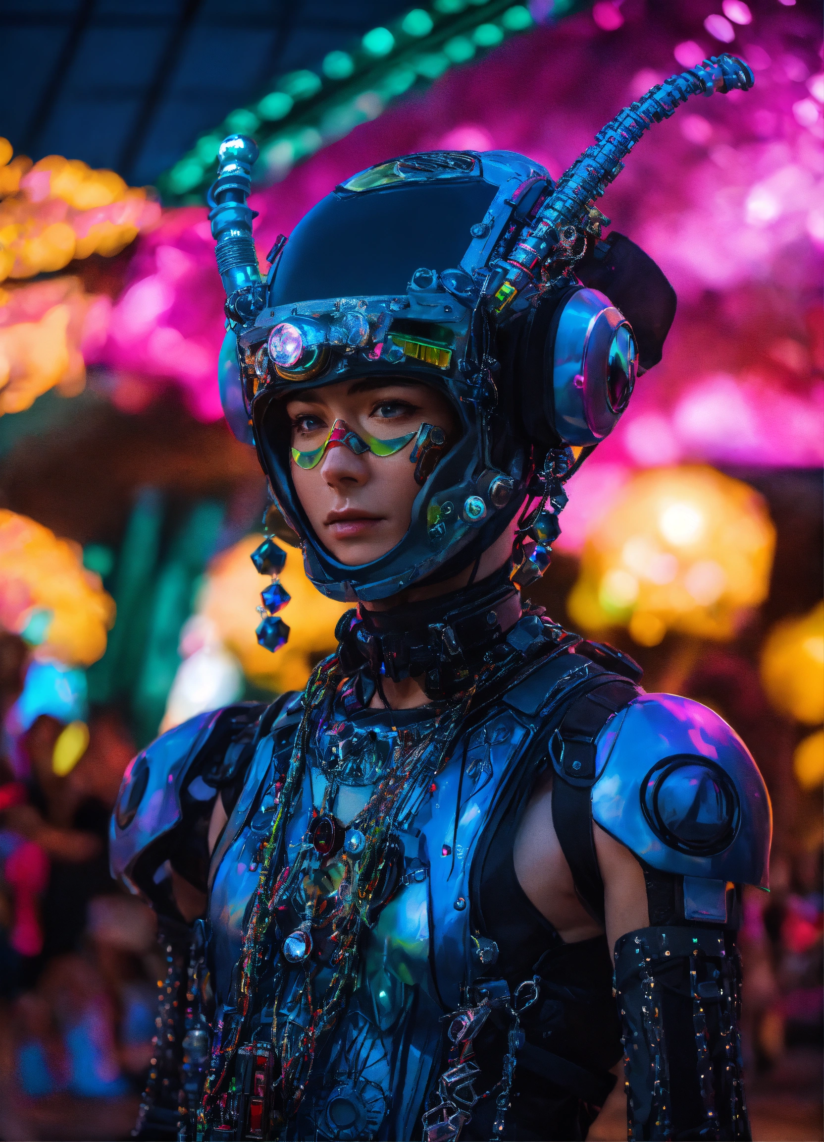 Lexica - Photorealistic 3D portrait Boy Alien Mech Angels in Punk Goth ...