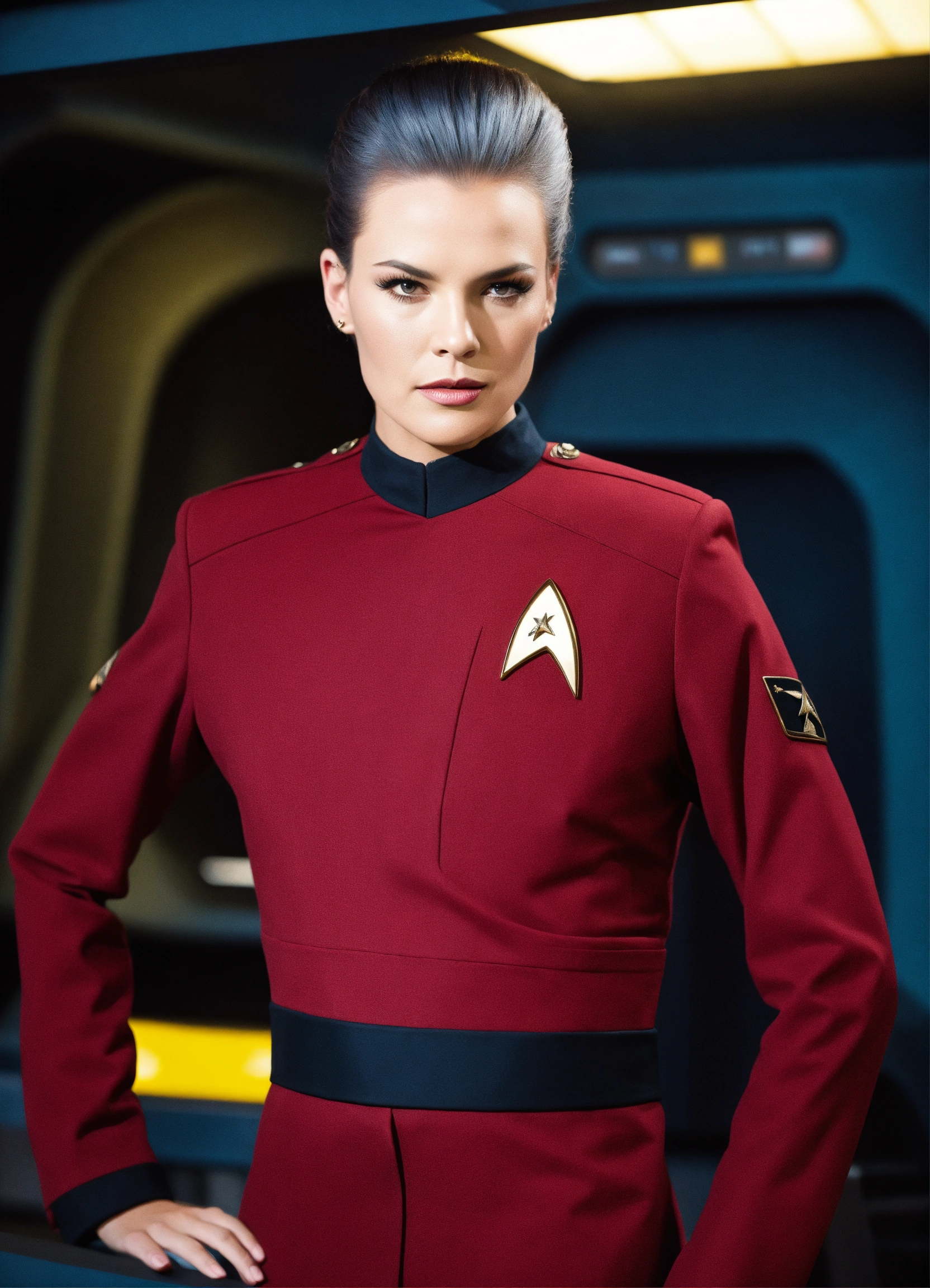 Lexica - Monster maroon star trek uniform