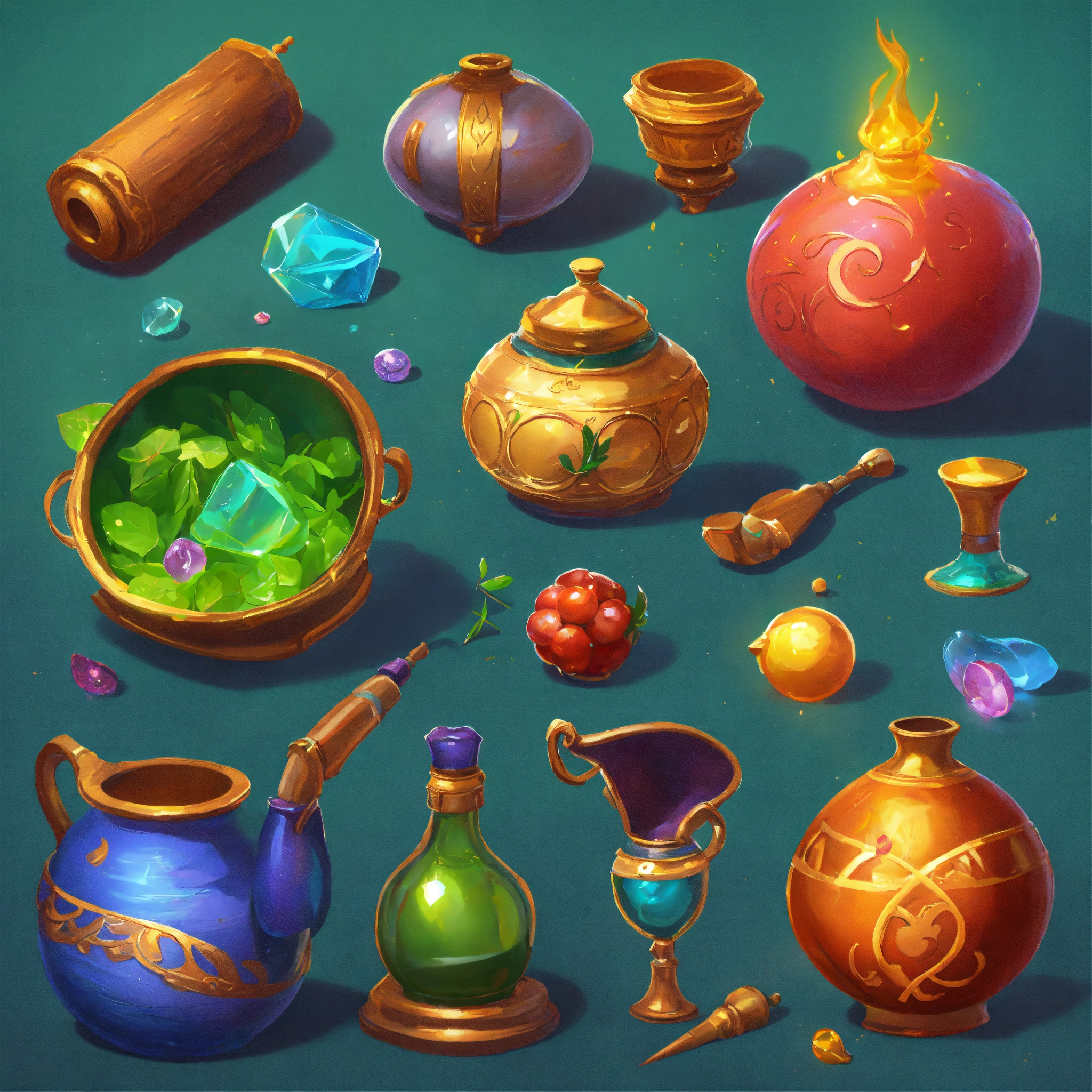 Lexica - Collection of different magic props, isolate objects ...