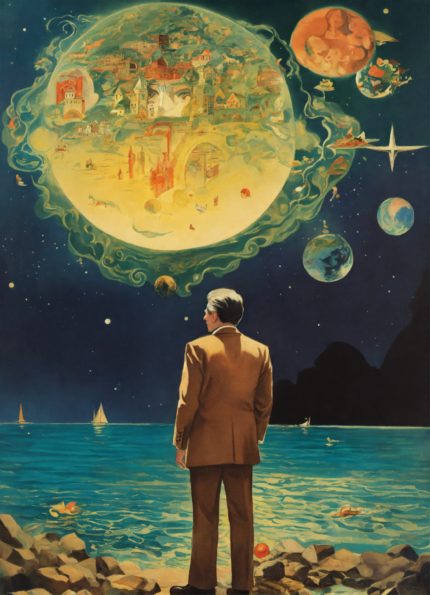 Lexica - Vintage poster for Gabriel Garcia Marquez's "Handsomest ...