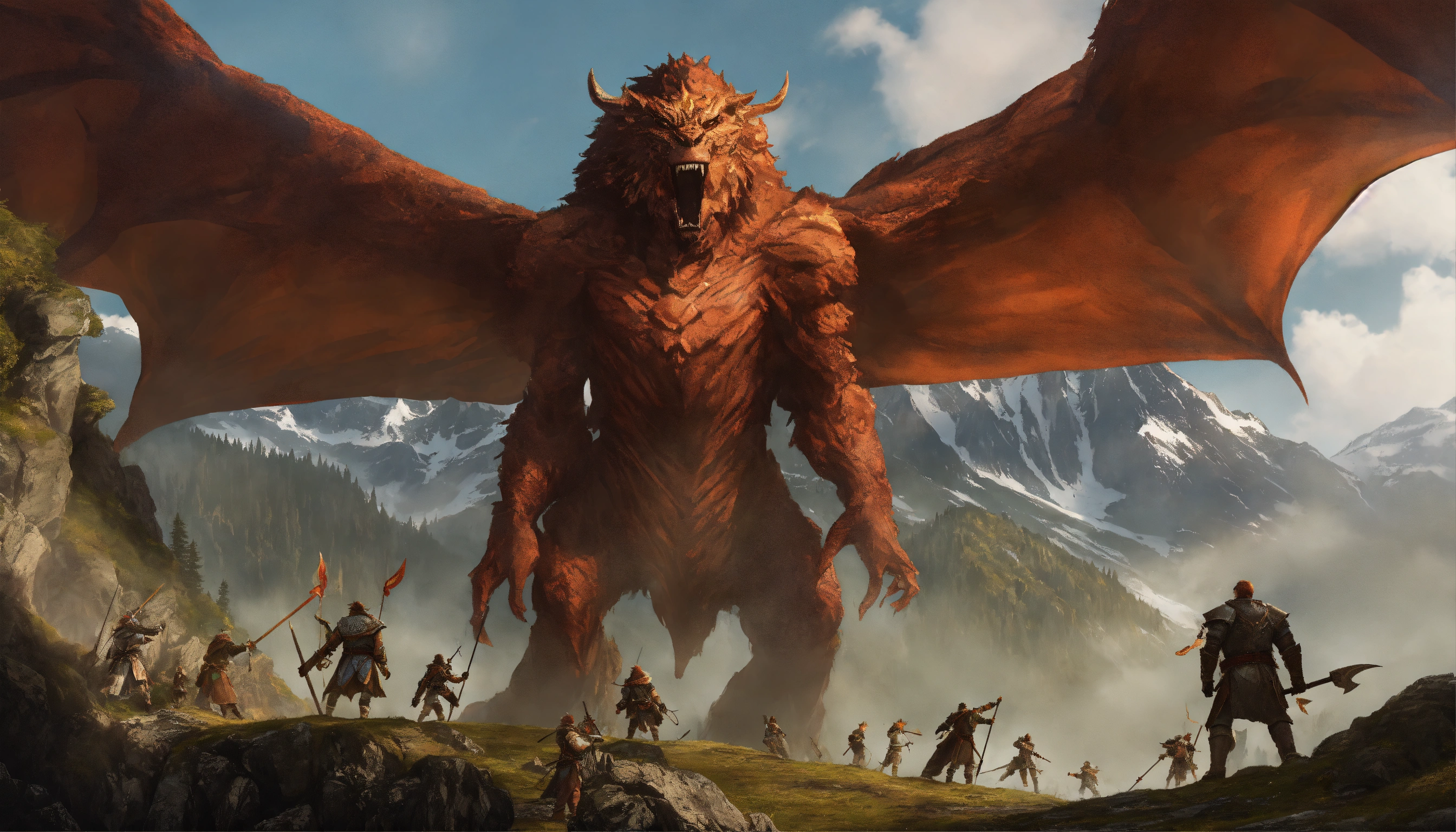 Lexica - Giant humans fighting giant humanoid shapeshifters that have ...