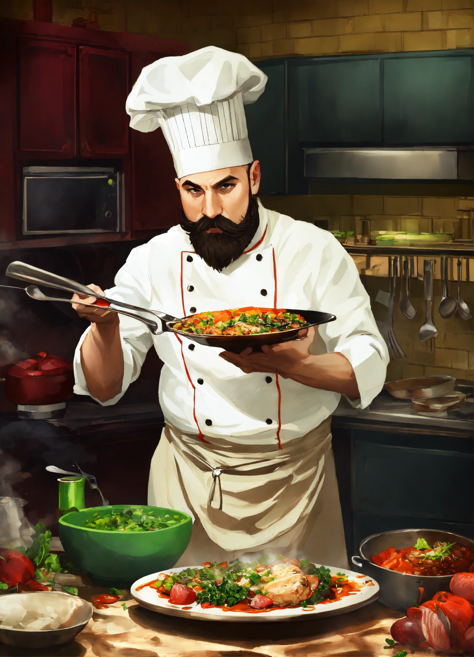 Lexica - A sinister chef with poisonous dish