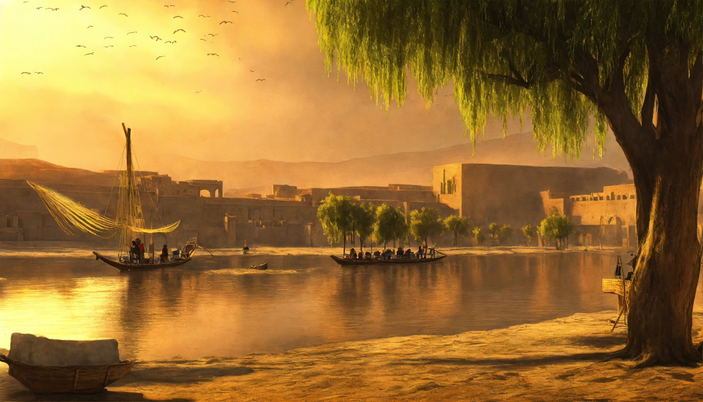 Lexica - Israelites hang their harps on willow trees in Babylon by the ...